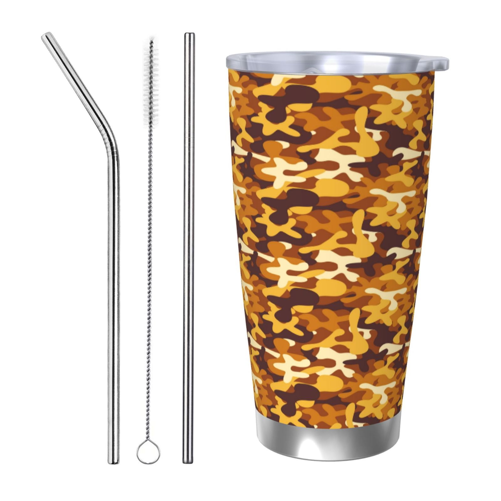 Haiem Desert Camouflage Printed 20oz Straight Skinny Car Cups With ...