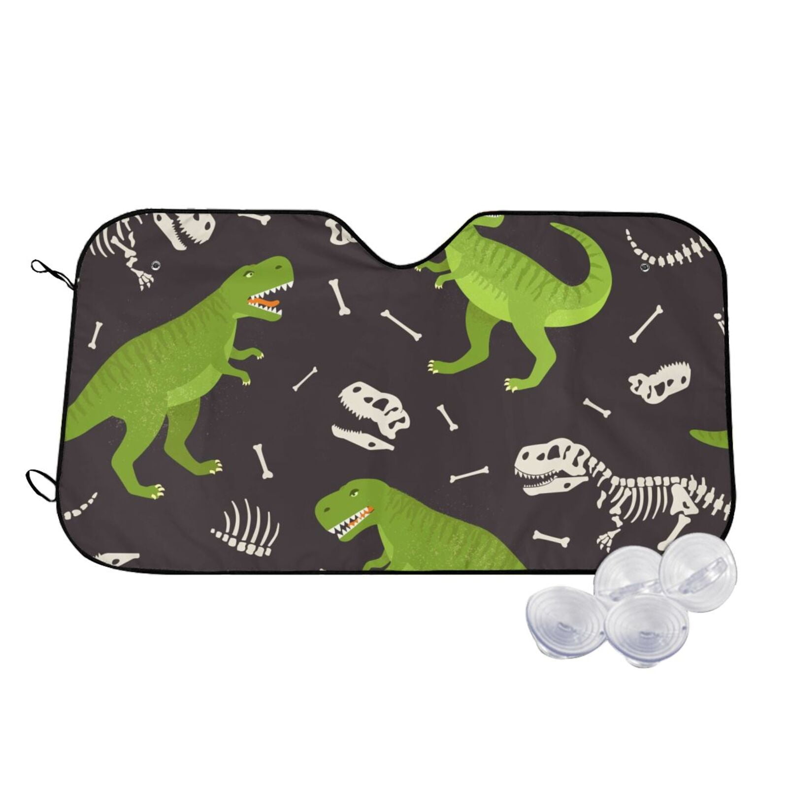 Haiem Dinosaur Skeleton Car Windshield Sun Shade - Blocks UV Rays Sun ...