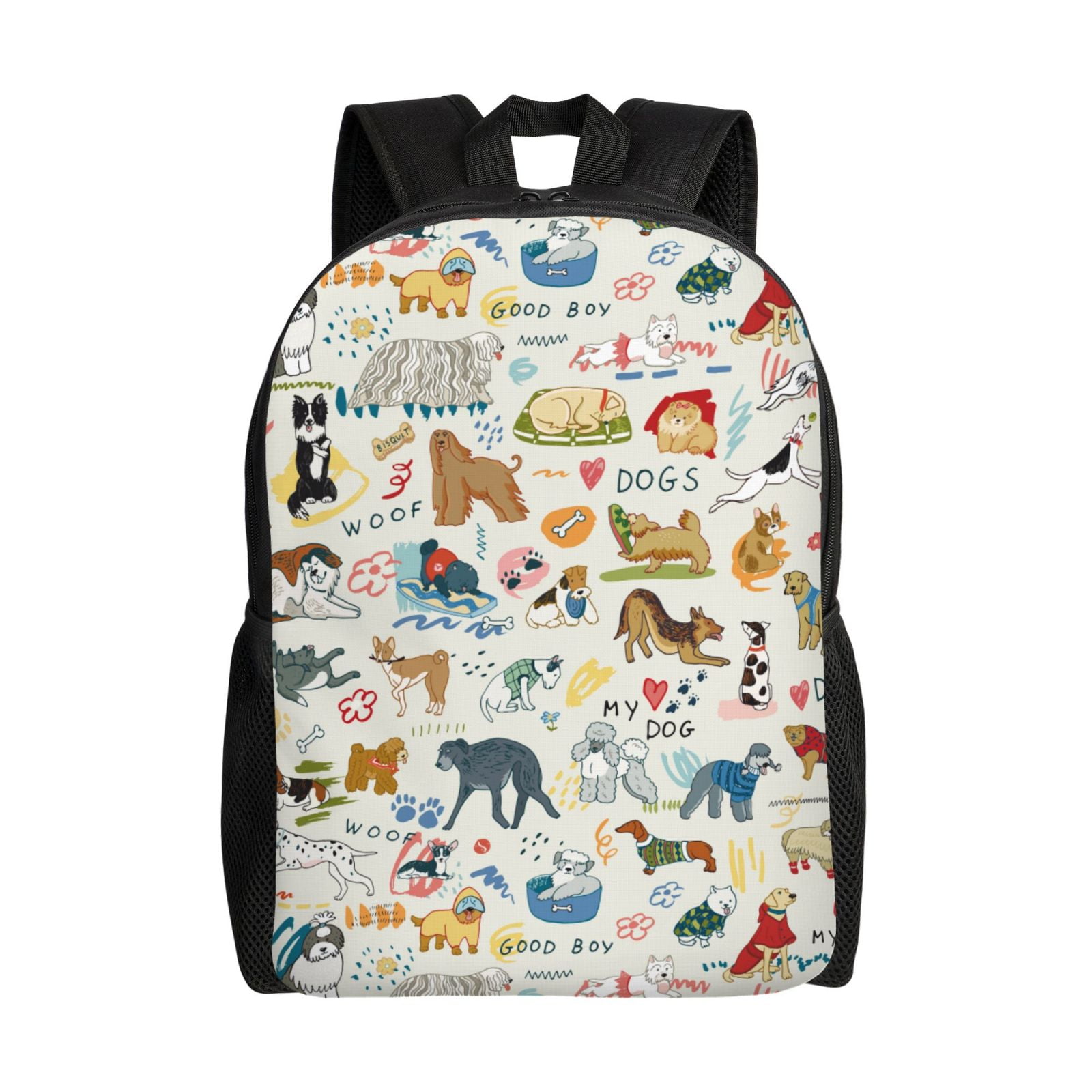 Haiem Dogs Funny Pets Backpack - Stylish and Durable 15-inch Laptop ...