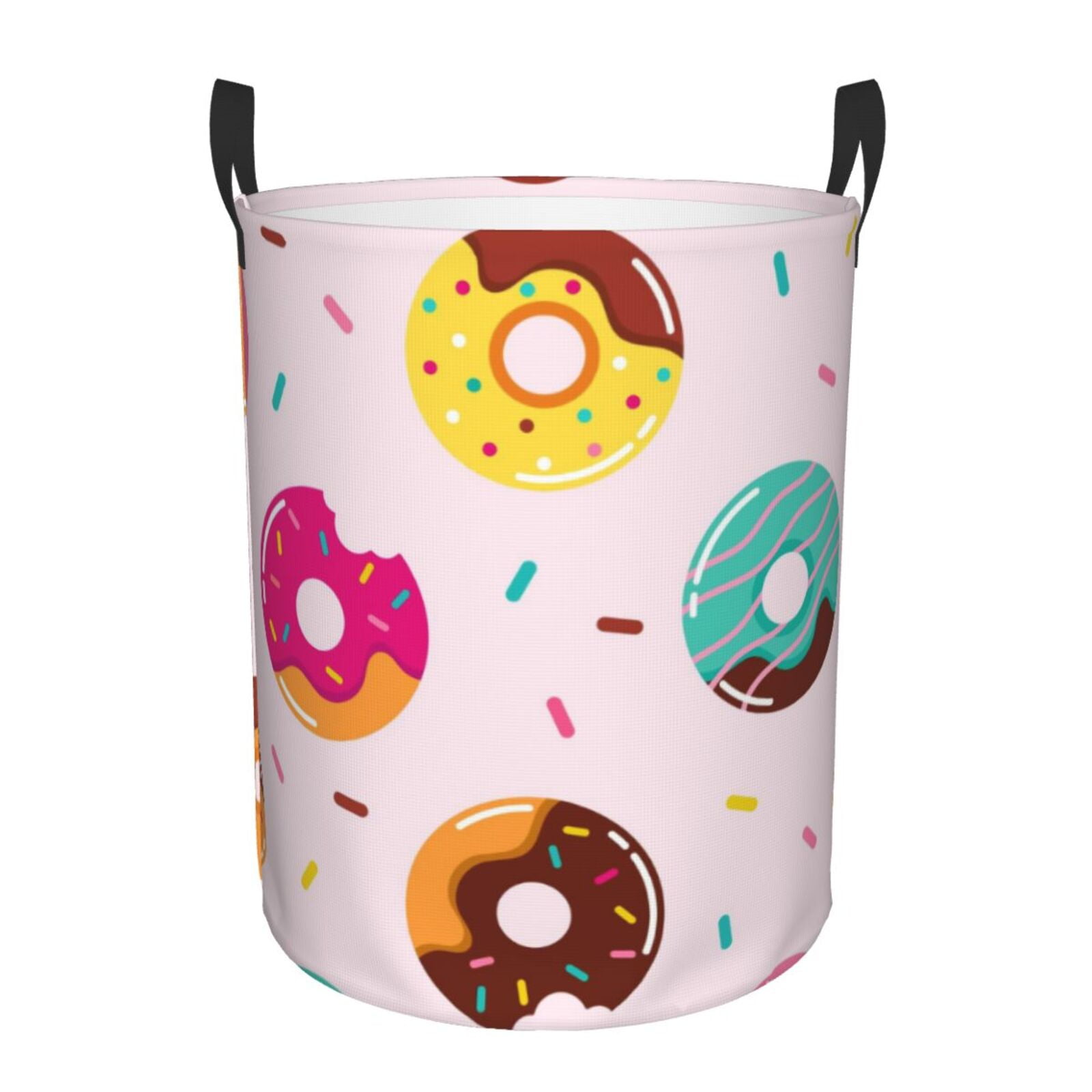 Haiem Donut Leather Dirty Clothes Laundry Basket,Sturdy & Waterproof ...