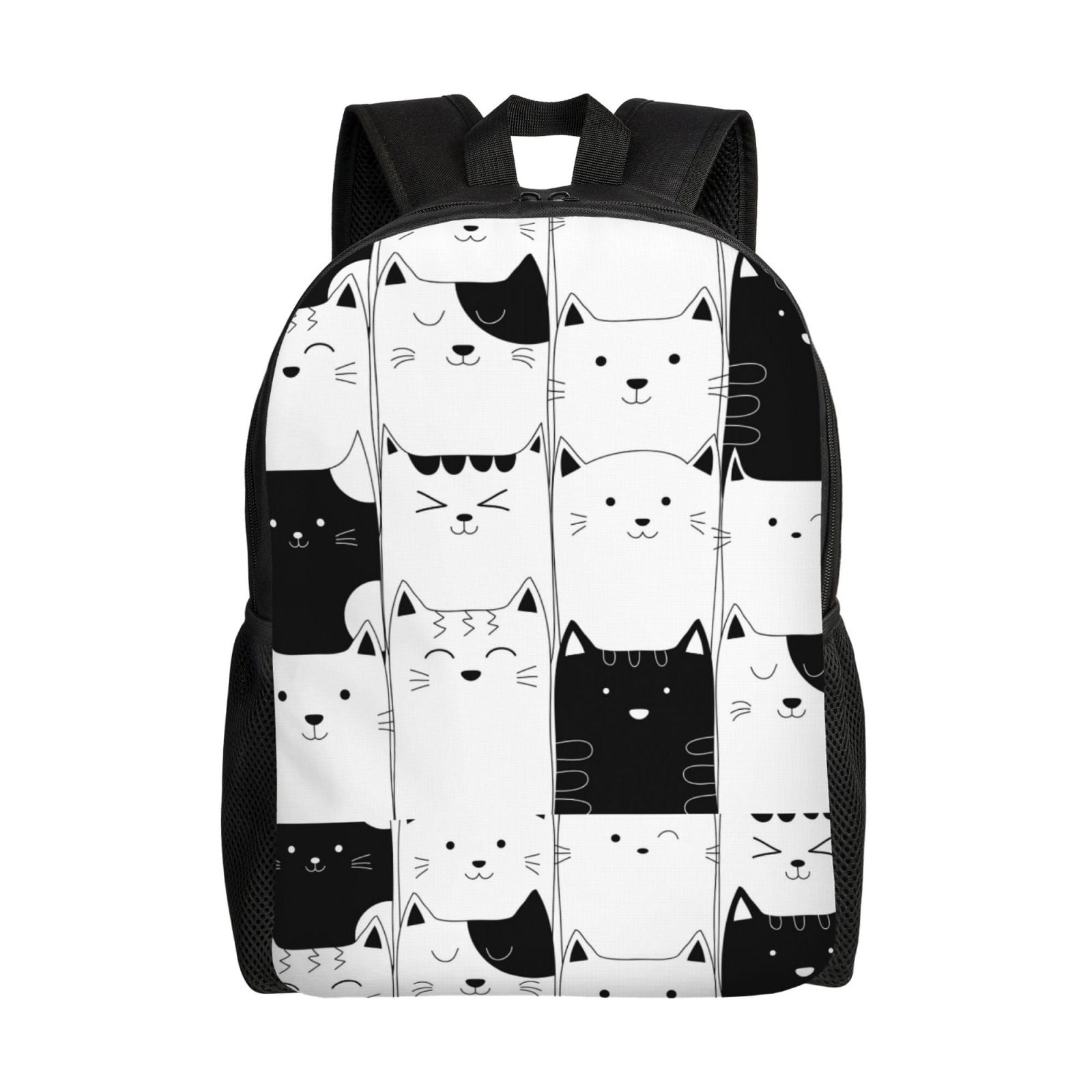 Haiem Doodle Cute Cat Backpack - Stylish and Durable 15-inch Laptop ...