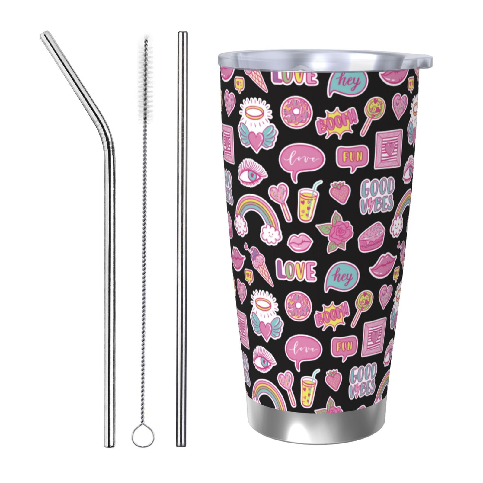 Haiem Elements Printed 20oz Straight Skinny Car Cups With Insulated Cup ...