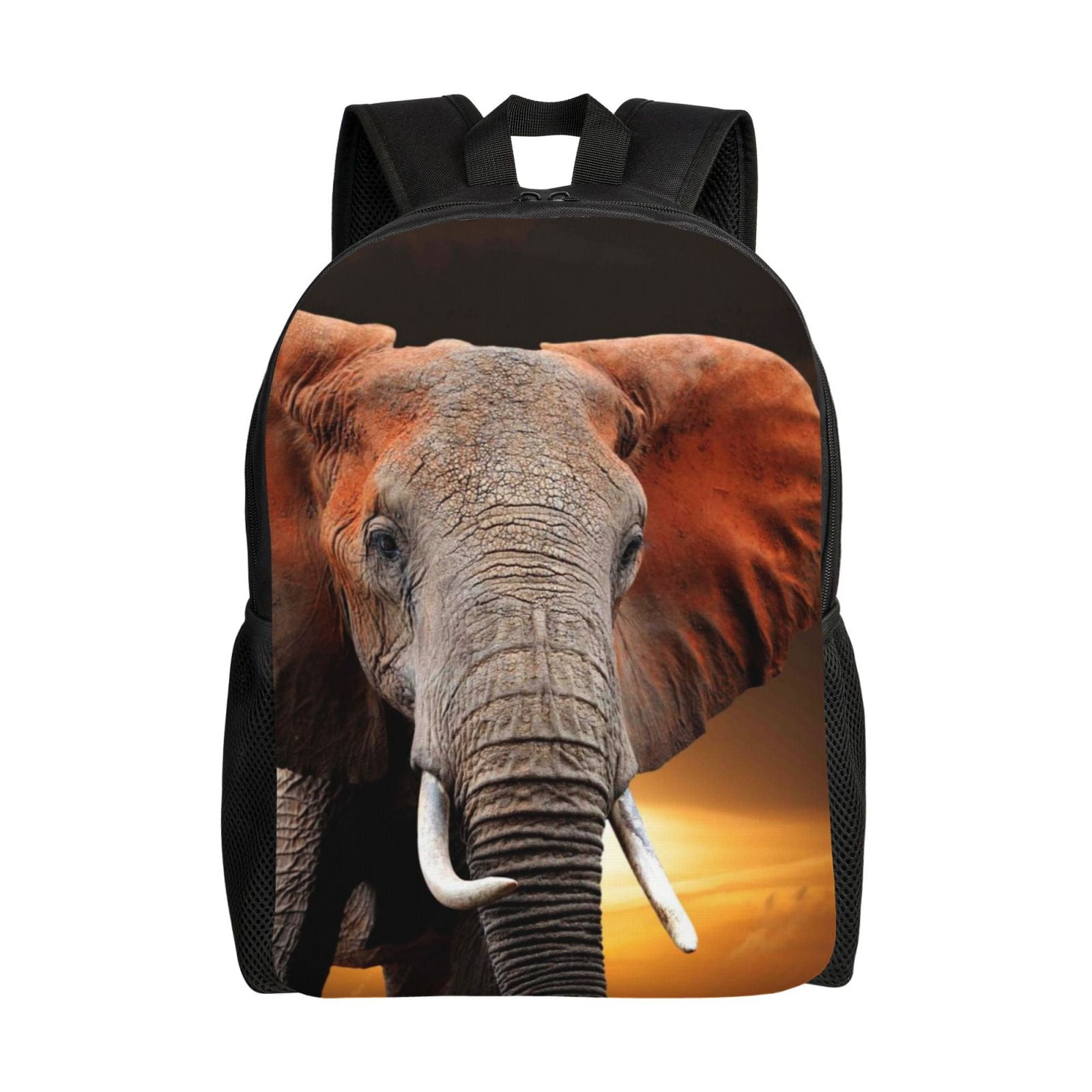 Haiem Elephant Sunset in Kenya Backpack - Stylish and Durable 15-inch ...