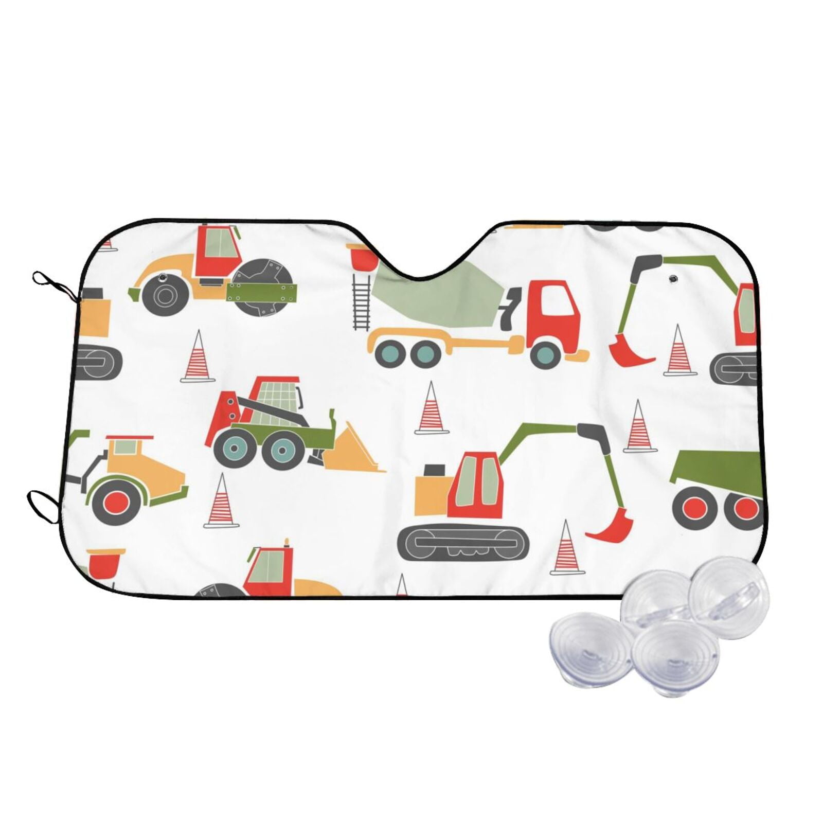 Haiem Excavator Car Windshield Sun Shade - Blocks UV Rays Sun Visor ...