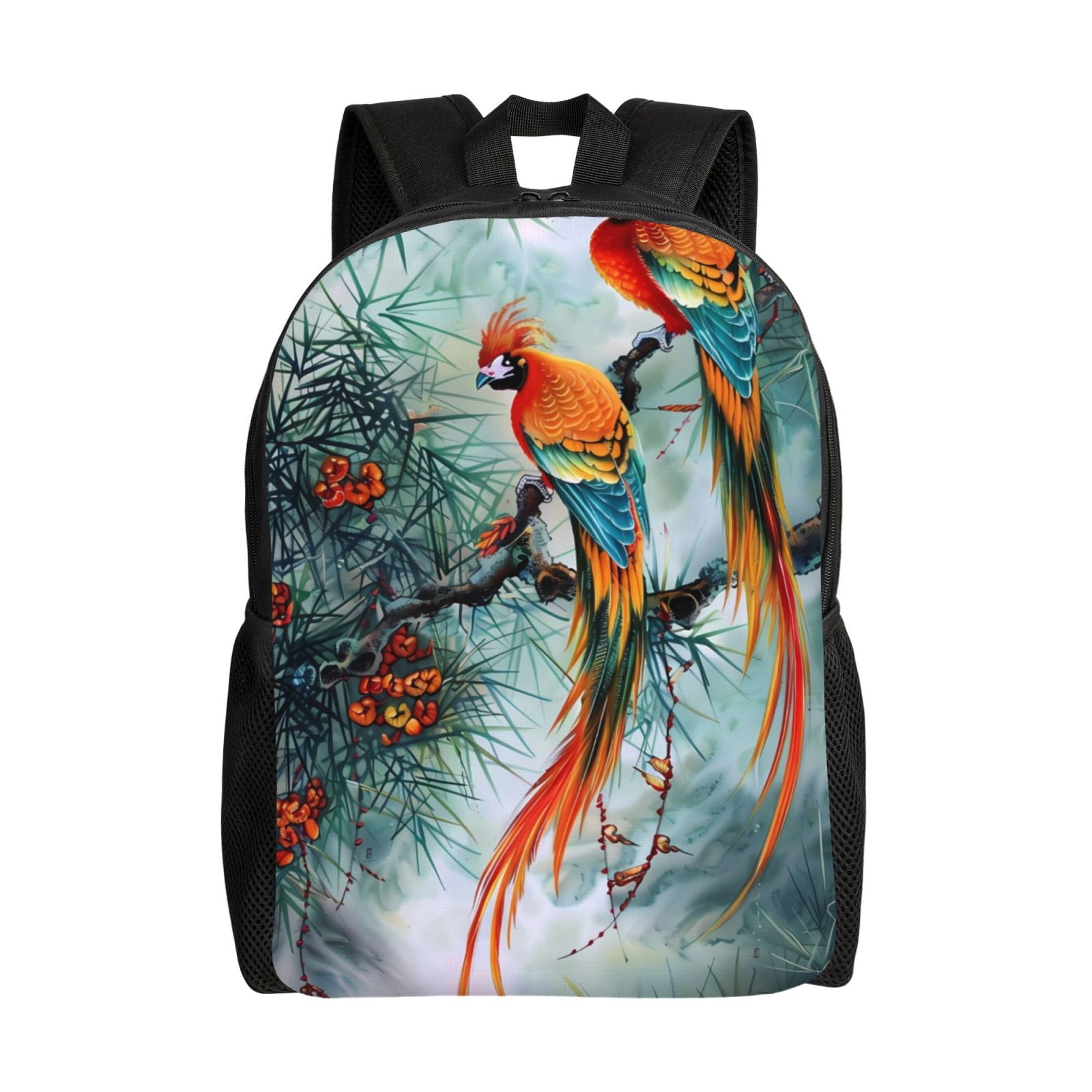 Haiem Exotic Birds Forest Backpack - Stylish and Durable 15-inch Laptop ...