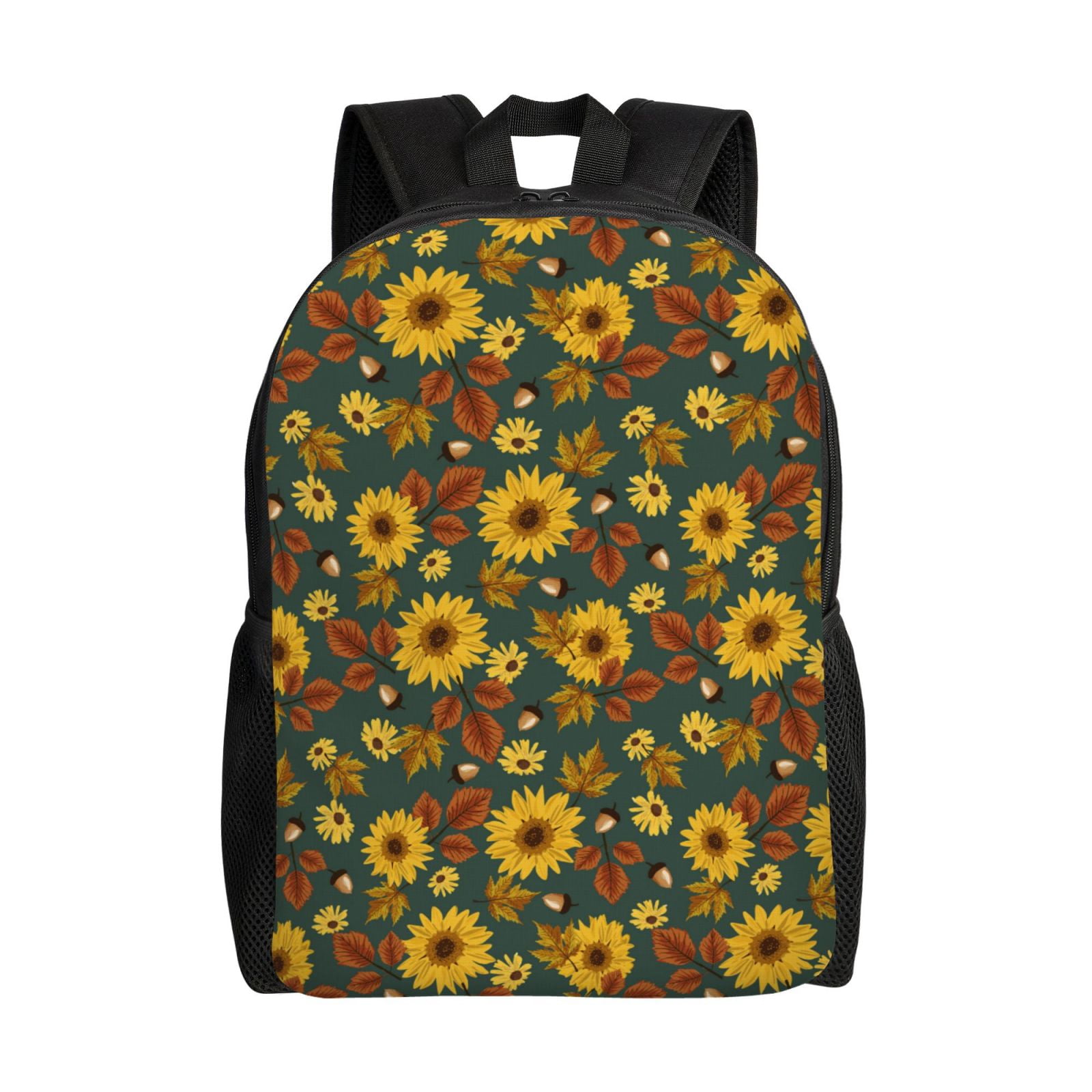 Haiem Fall Daisy Leaf Nuts Backpack - Stylish and Durable 15-inch ...