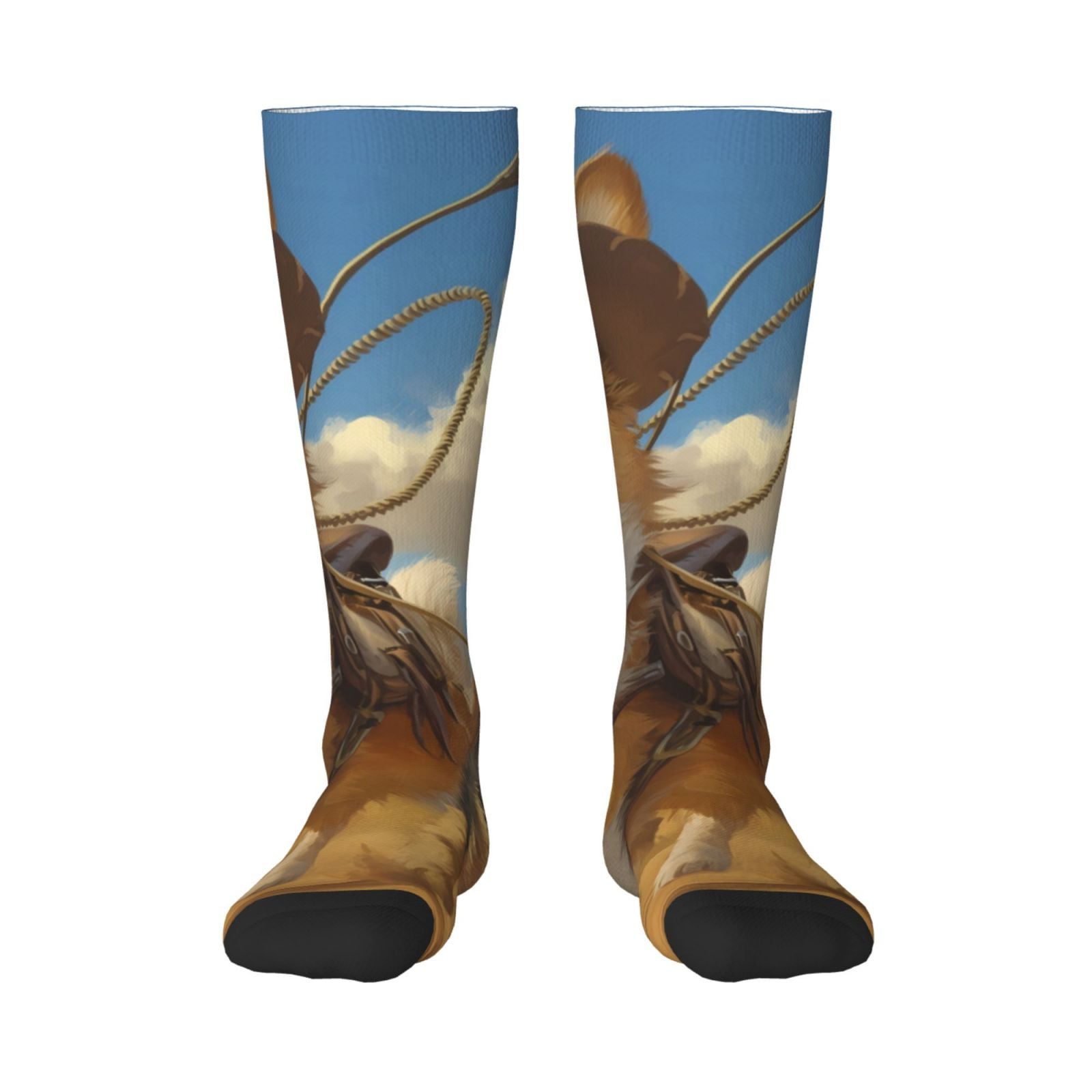 Haiem Farm Corgi German Shepherd Socks, Funny Novelty Crazy Design ...