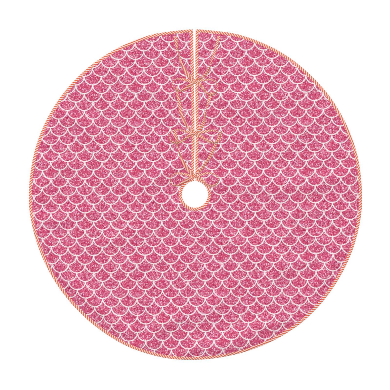 Haiem Fish Scales Pattern Christmas Tree Skirt Merry Christmas Party ...