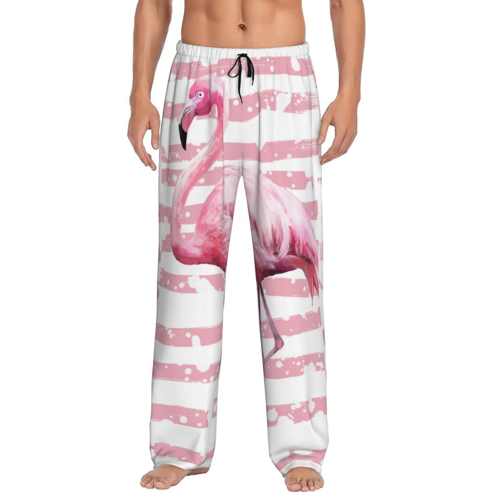 Haiem Flamingo Men's Pajama Pants Ultra Lightweight Pjs Bottoms ...