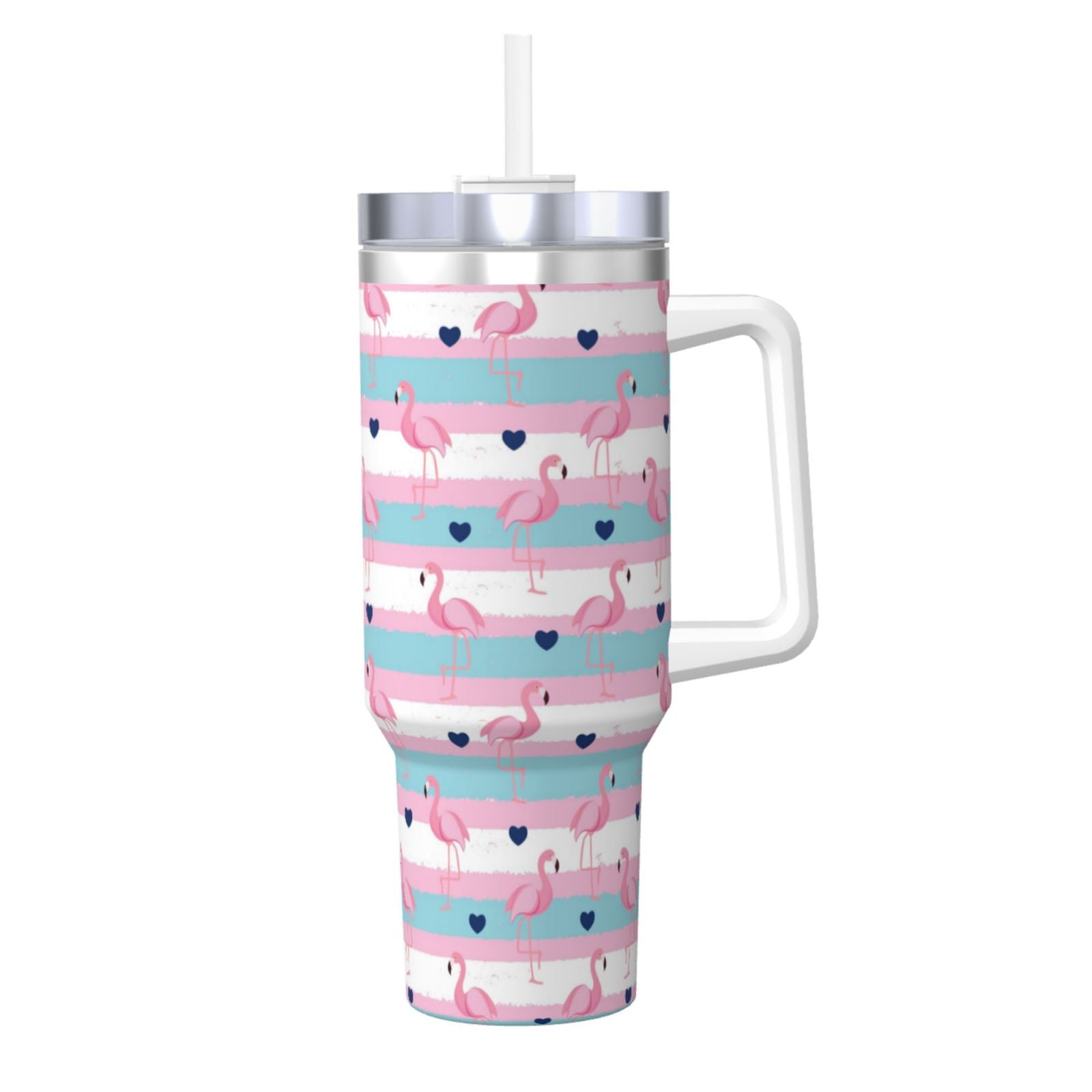 Haiem Flamingo1 Printed 40OZ Ice Bully With Handle - Portable for Hot ...