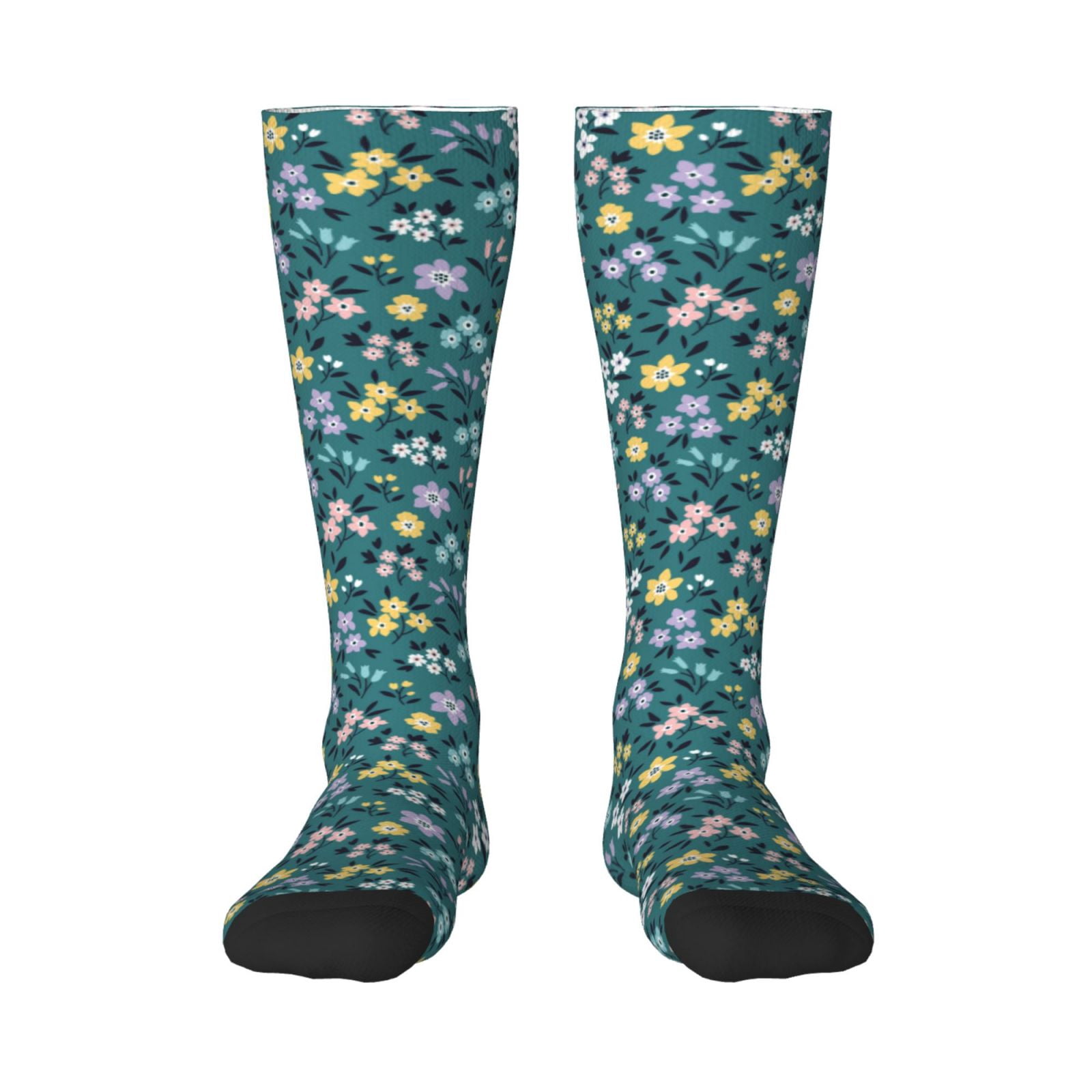 Haiem Floral Socks, Funny Novelty Crazy Design Cotton Socks Sports ...