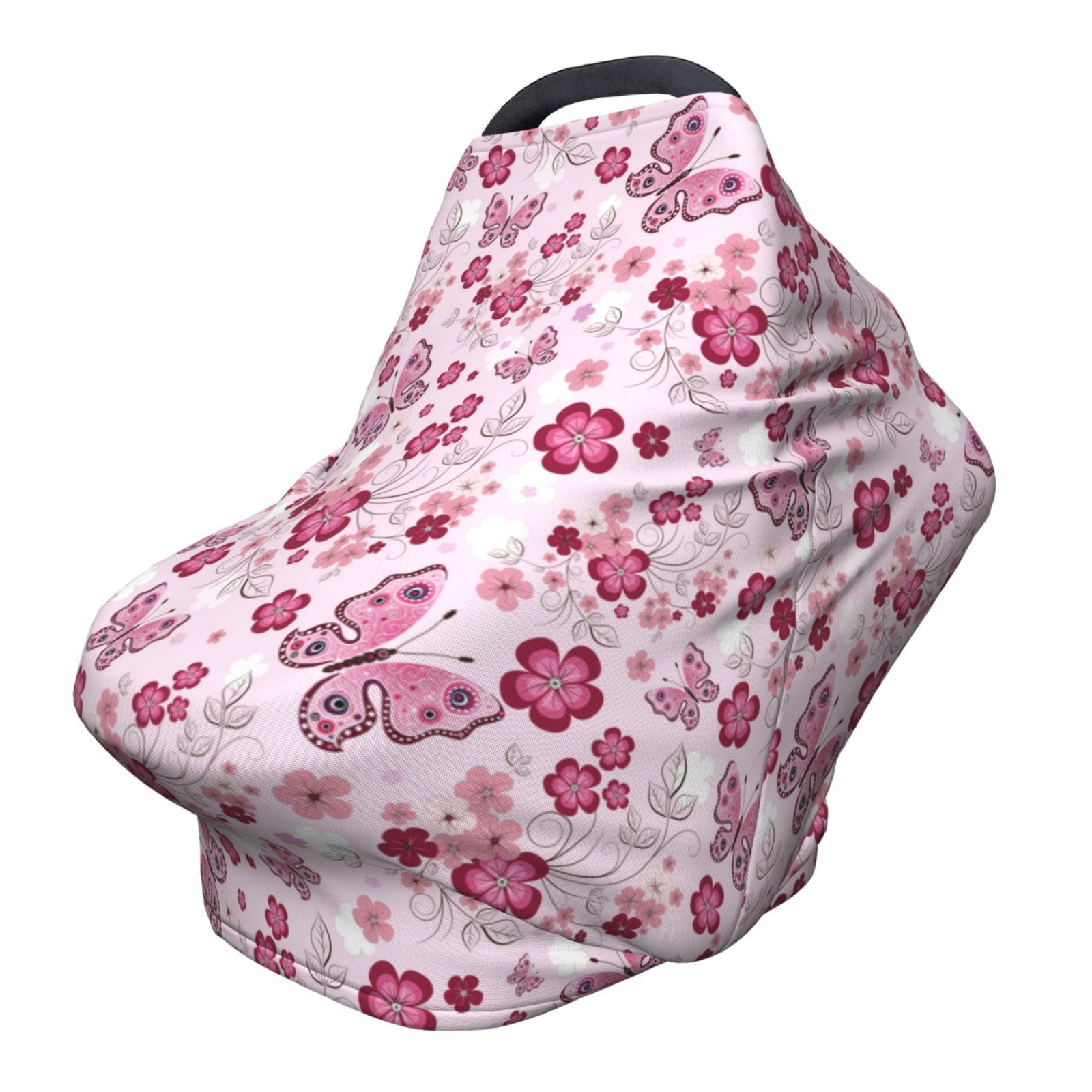 Haiem Flower Butterfly Baby Nursing Cover & Nursing Poncho - Multi Use ...