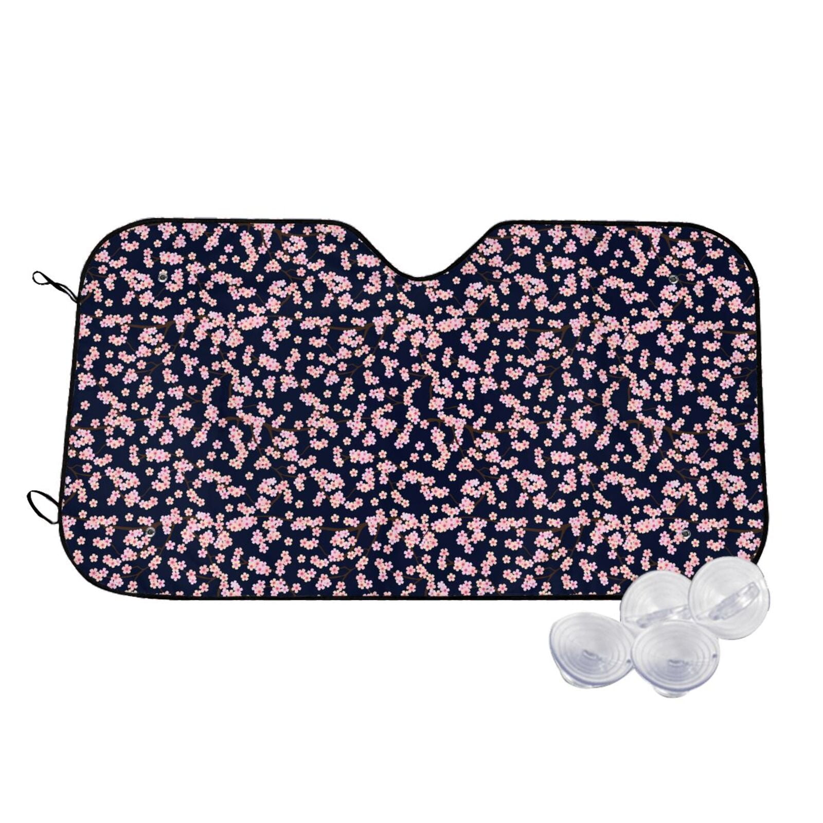 Haiem Flower Car Windshield Sun Shade - Blocks UV Rays Sun Visor ...