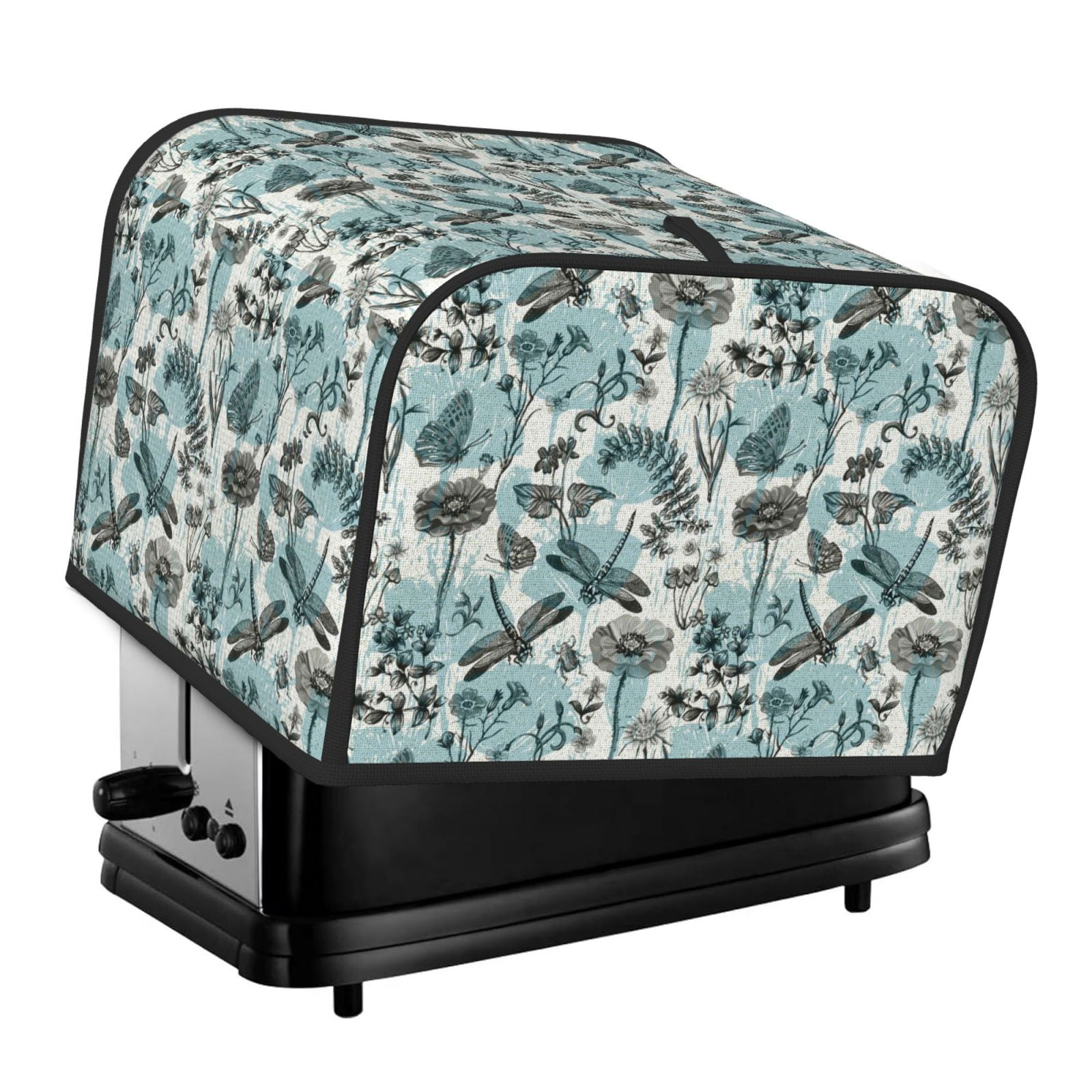 Haiem Flowers In Vintage Print Toaster Covers 4 Slice Wide Slot,Bread ...