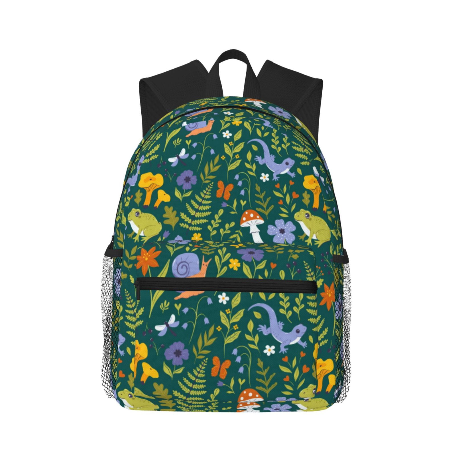 Haiem Forest Flora And Fauna Lightweight Backpack for School, Classic ...