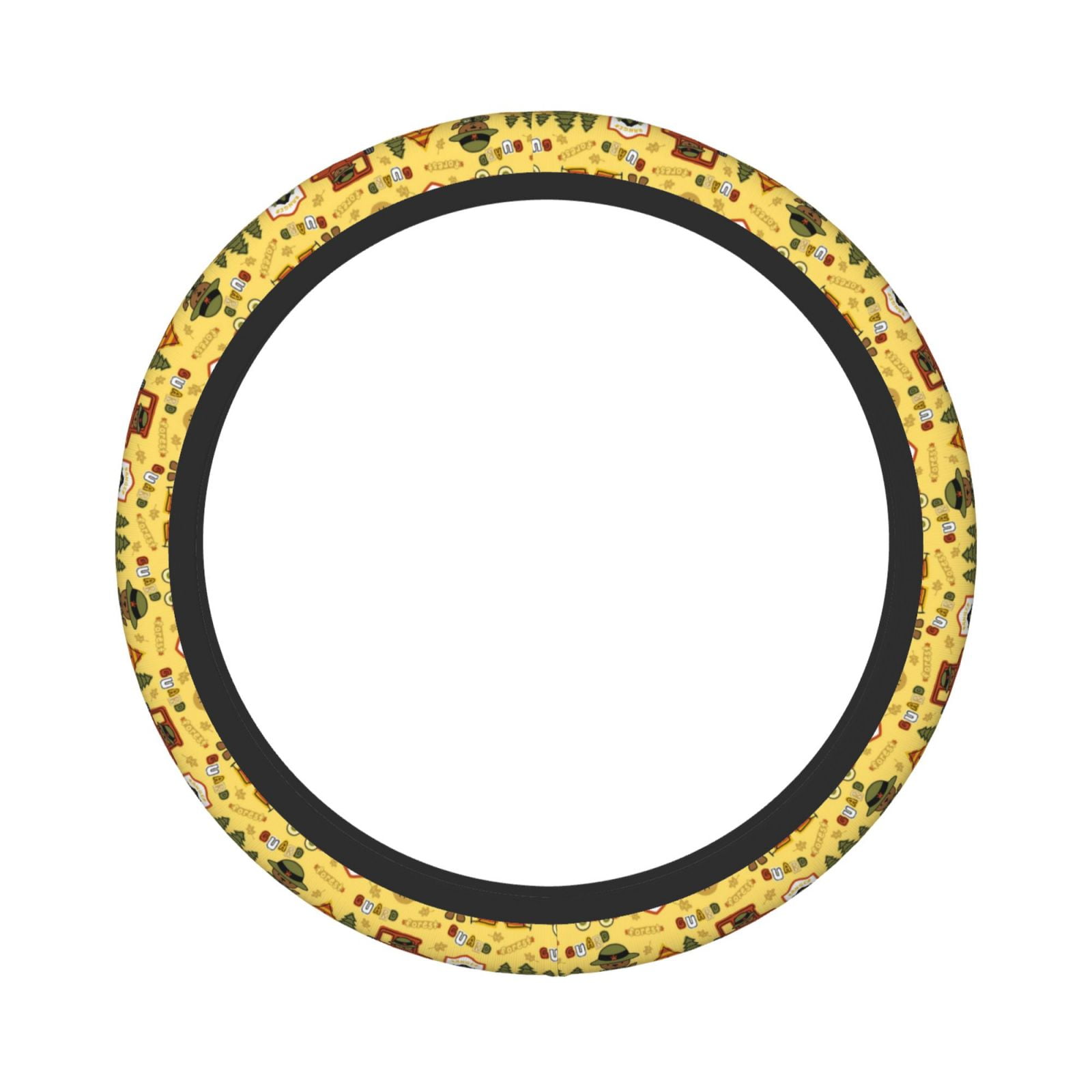 Haiem Forest Guard Print Steering Wheel Cover 15 Inches for Women Men ...