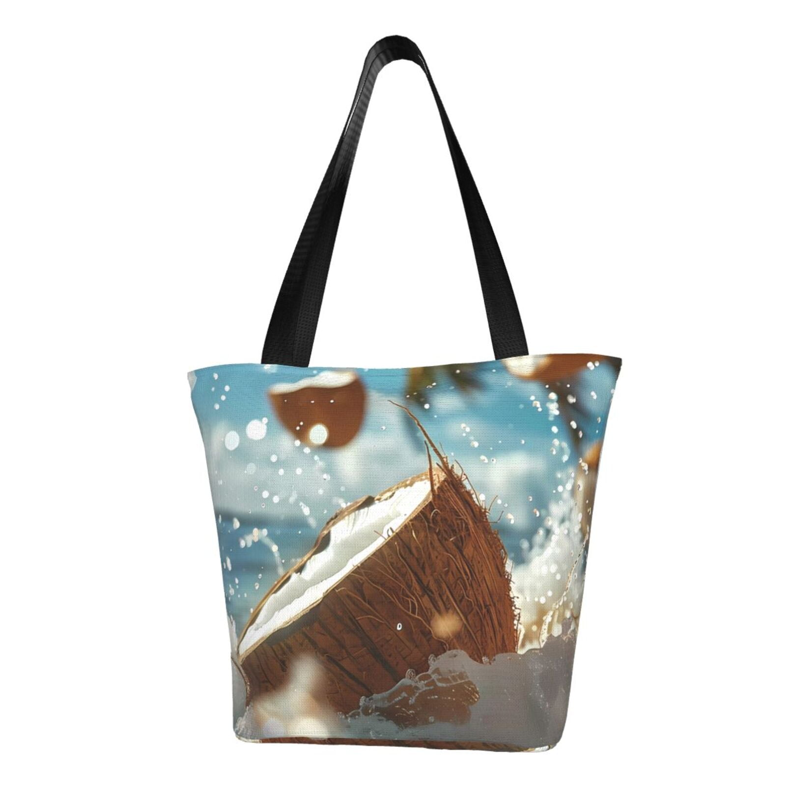 Haiem Fresh Coconut Splash Pattern Shoulder Bag - Durable and Spacious ...