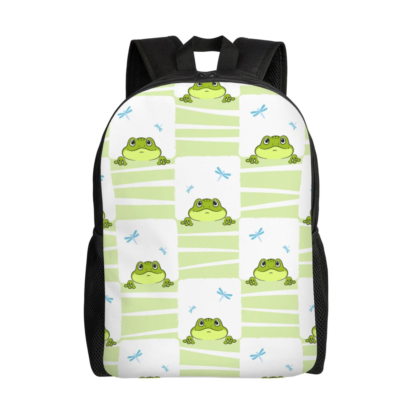 Haiem Frogs and Dragonflies Backpack - Stylish and Durable 15-inch ...