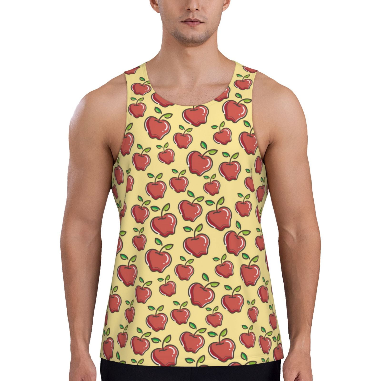 Haiem Fruit Men Workout Tank Top Gym Bodybuilding Sleeveless Muscle T ...