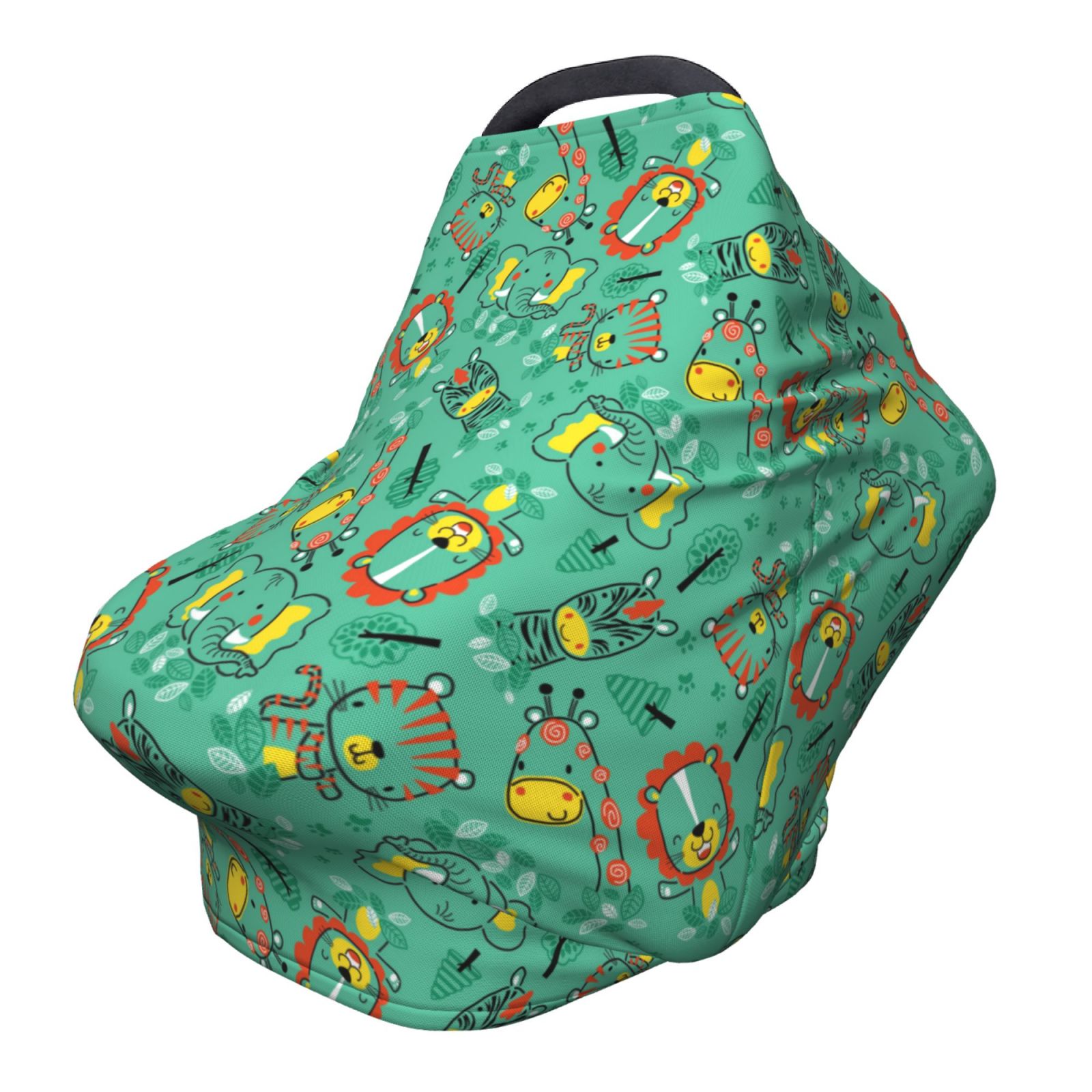Haiem Funny Animals in Jungle Baby Nursing Cover & Nursing Poncho ...