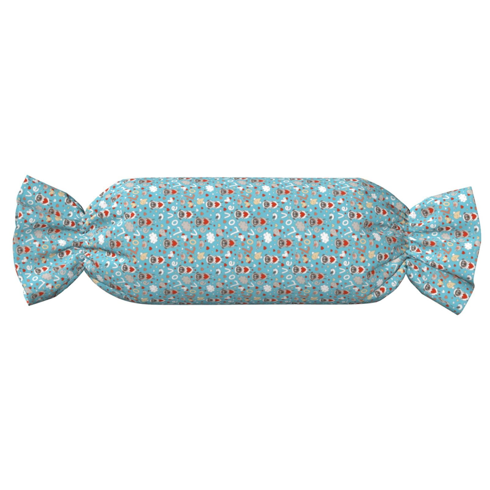 Haiem Funny Cartoon Animals for Round Cervical Roll Cylinder Bolster ...
