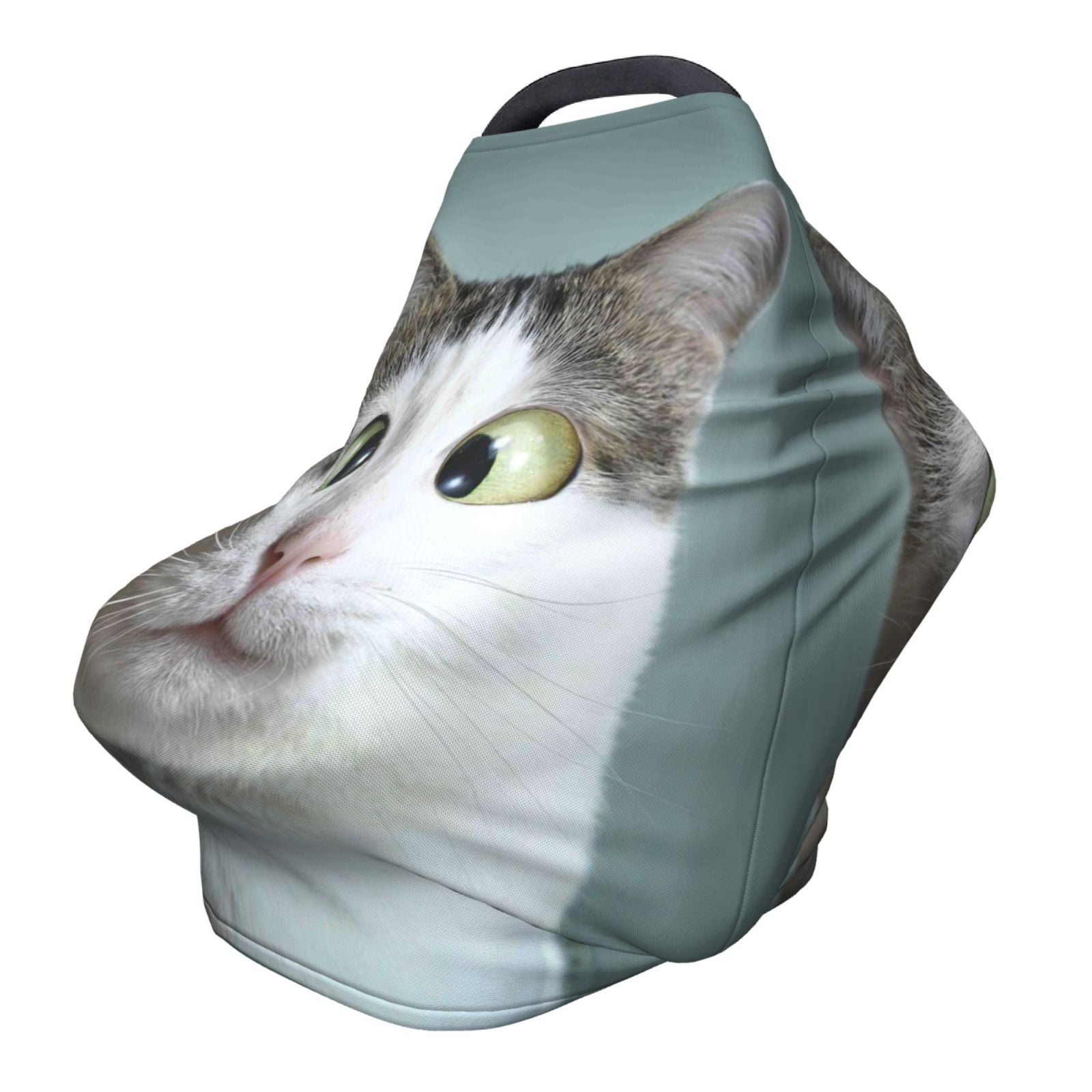 Haiem Funny Cat Baby Nursing Cover & Nursing Poncho - Multi Use Cover ...