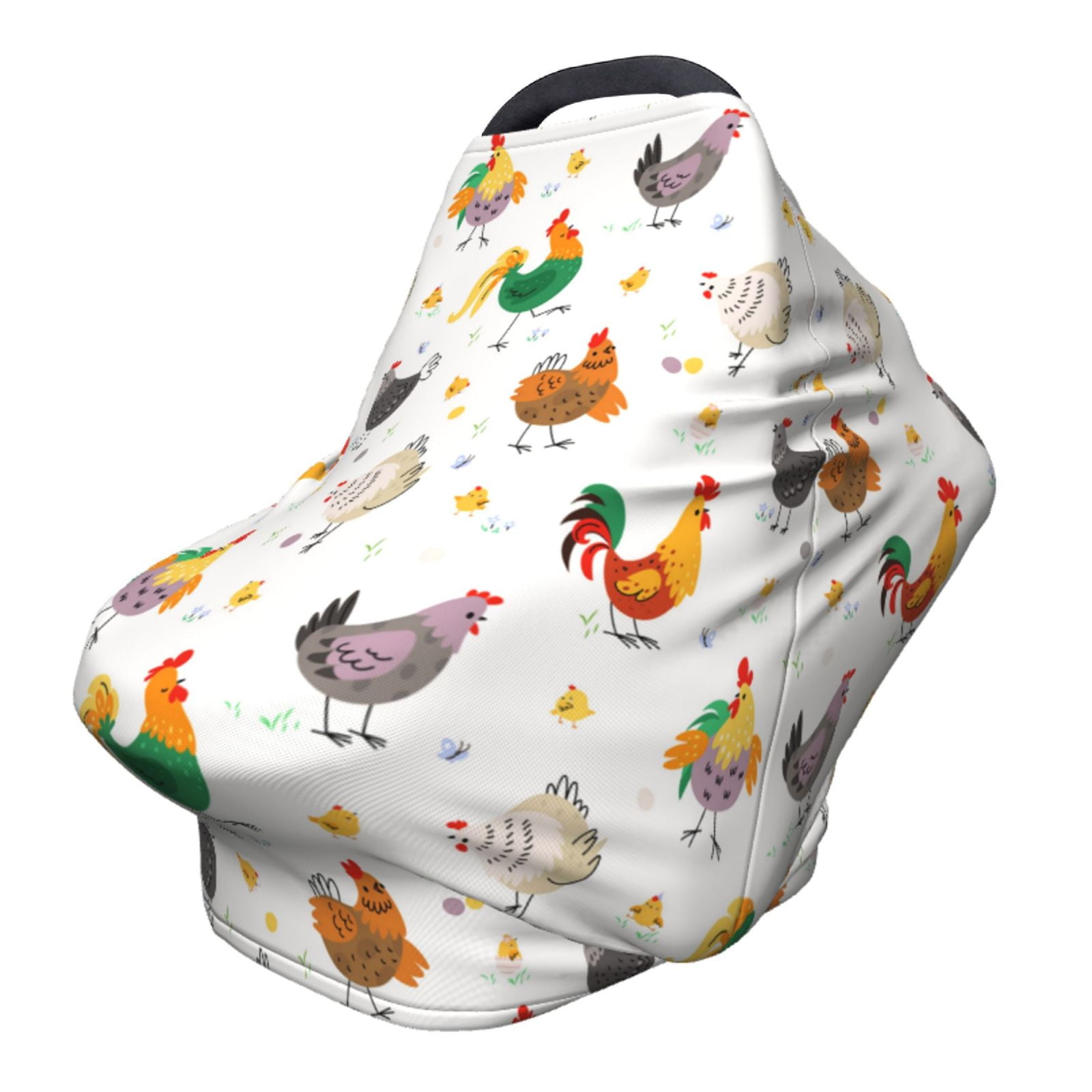 Haiem Funny Chicken Baby Nursing Cover & Nursing Poncho - Multi Use ...