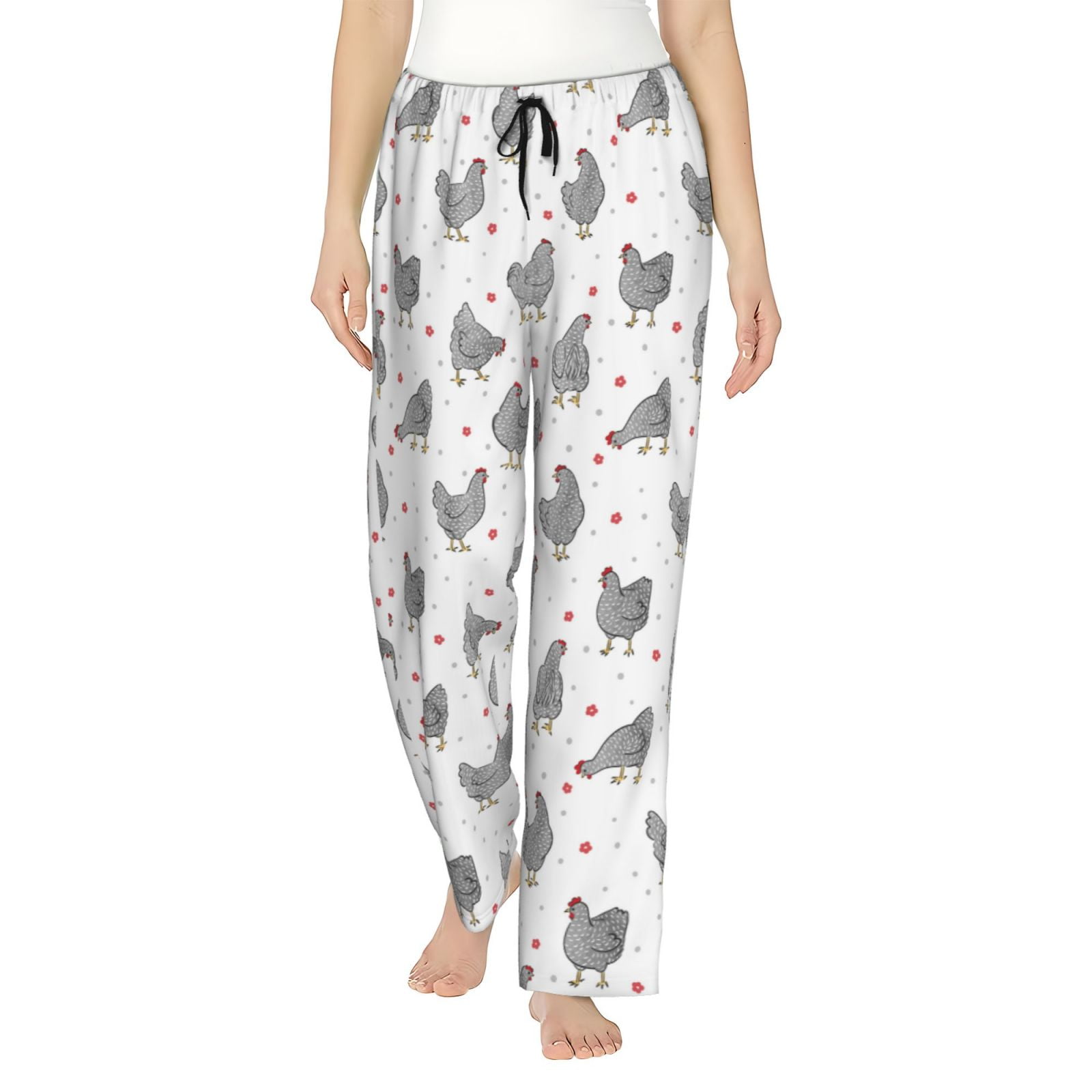 Haiem Funny Chicken Women's Pajama Pants Ultra Lightweight Pjs Bottoms ...