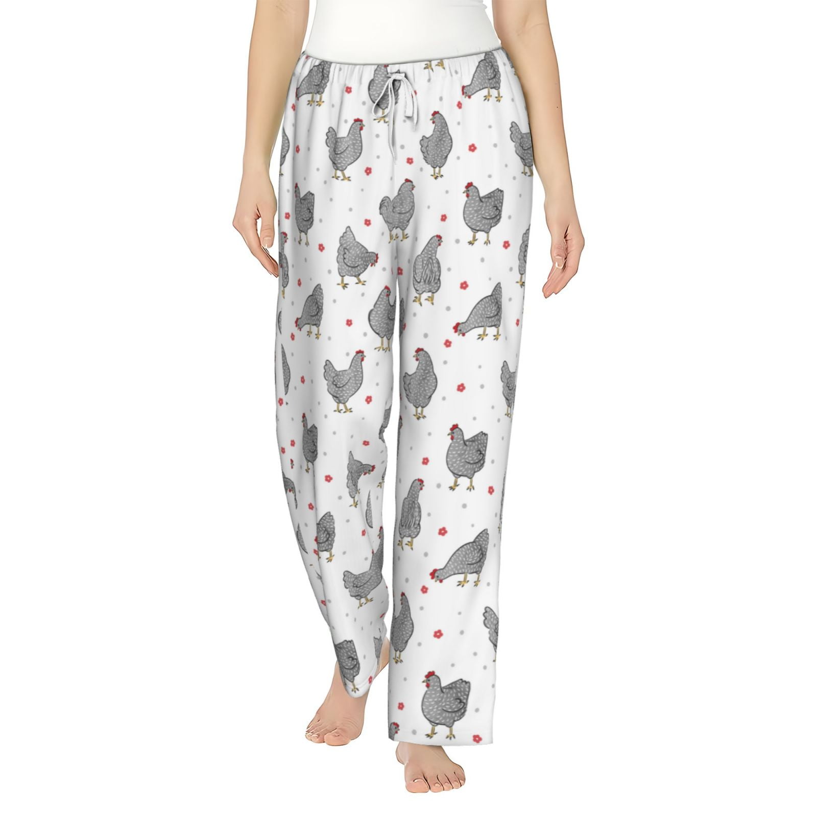 Haiem Funny Chicken Women's Pajama Pants Ultra Lightweight Pjs Bottoms ...