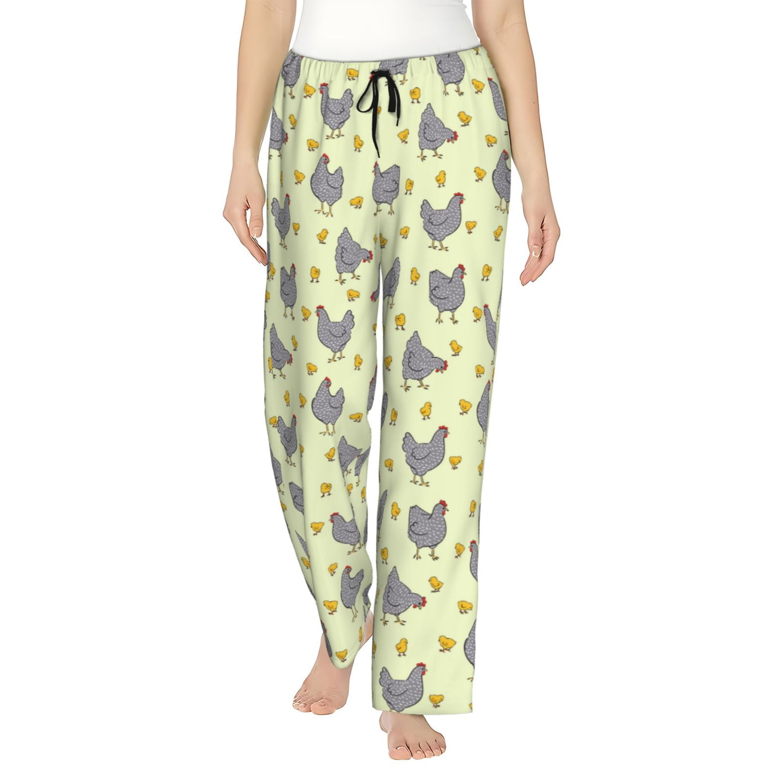 Haiem Funny Chicken Women's Pajama Pants Ultra Lightweight Pjs Bottoms ...