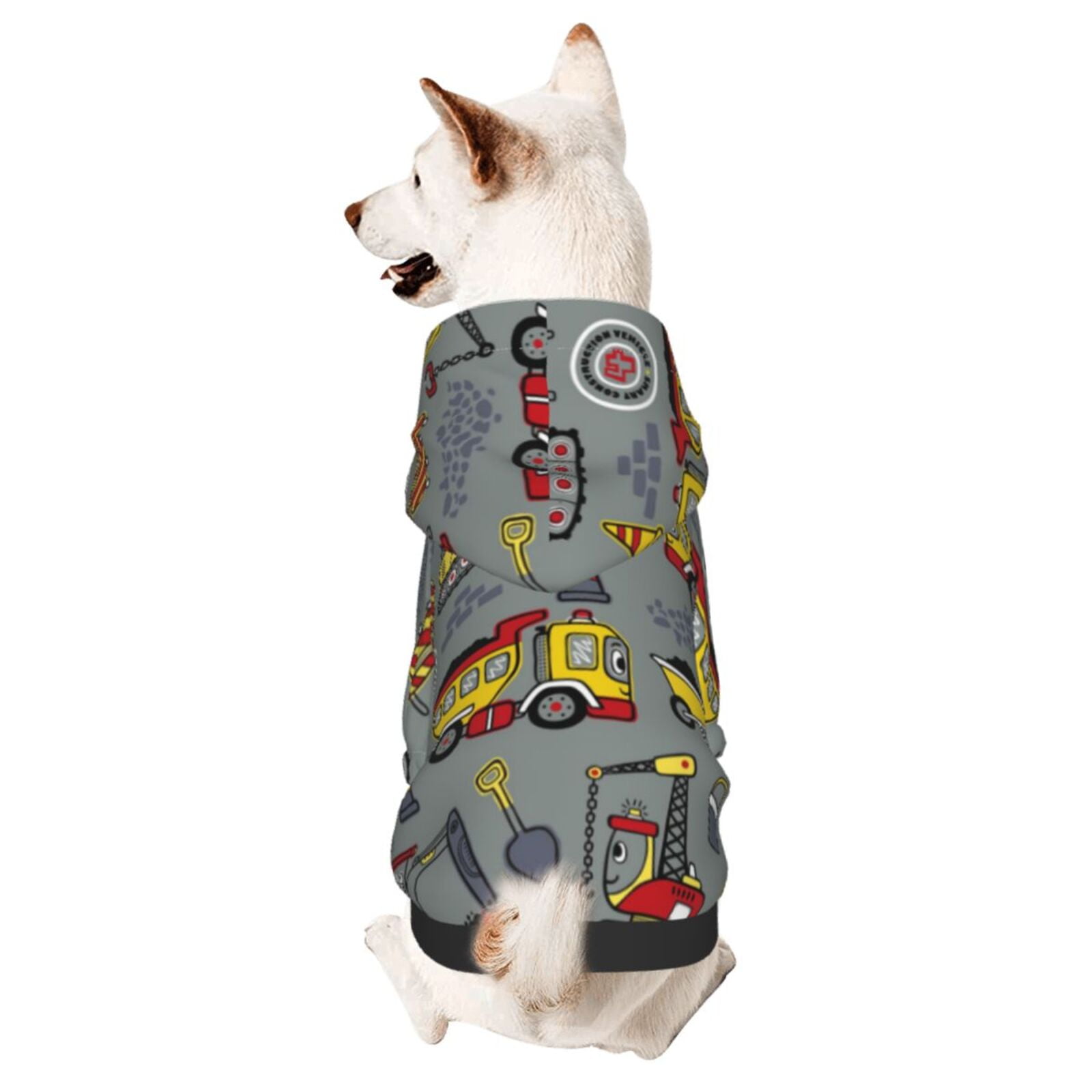 Haiem Funny Construction for Winter Dog Hoodie Sweatshirts with Pockets ...