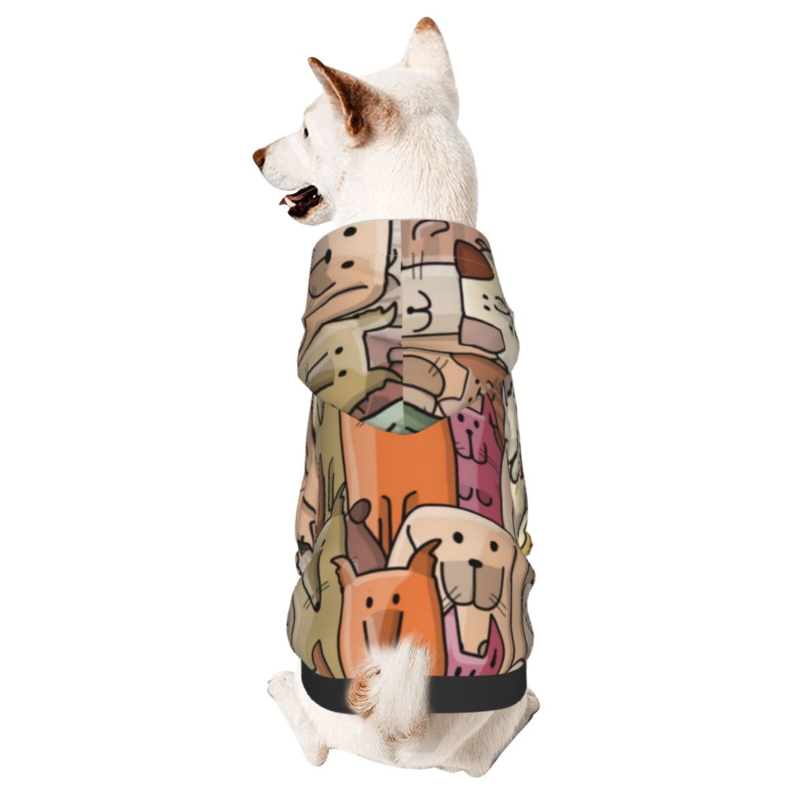 Haiem Funny Dogs Family for Winter Dog Hoodie Sweatshirts with Pockets ...