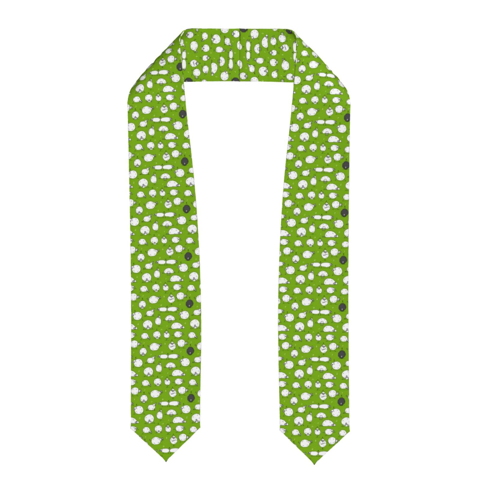 Haiem Funny Sheep Doing Yoga Pattern Graduation Stole 2024 | Premium ...