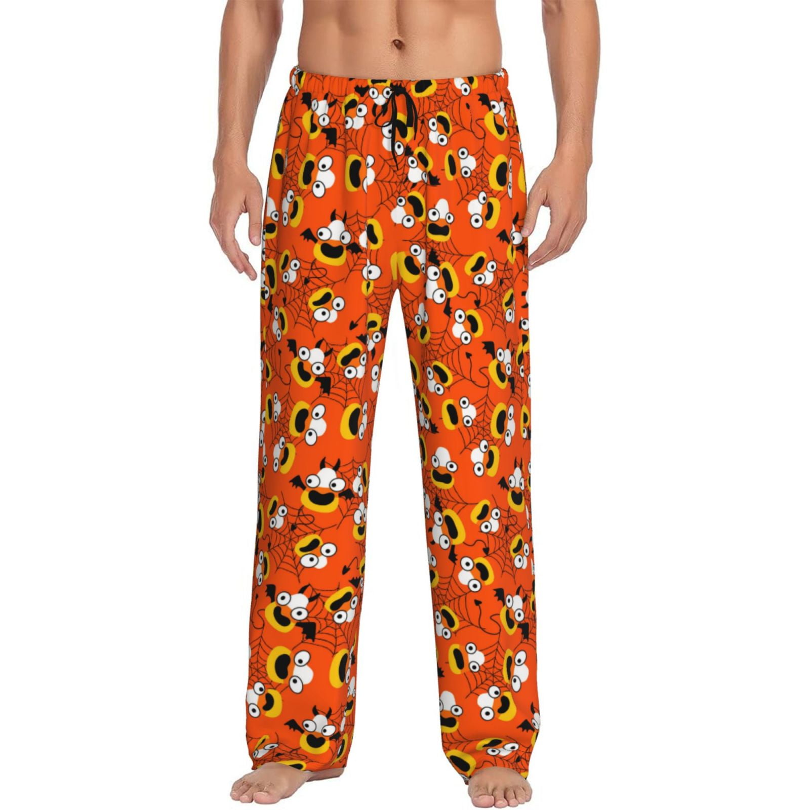 Haiem Funny corn spider web Men's Pajama Pants Ultra Lightweight Pjs ...