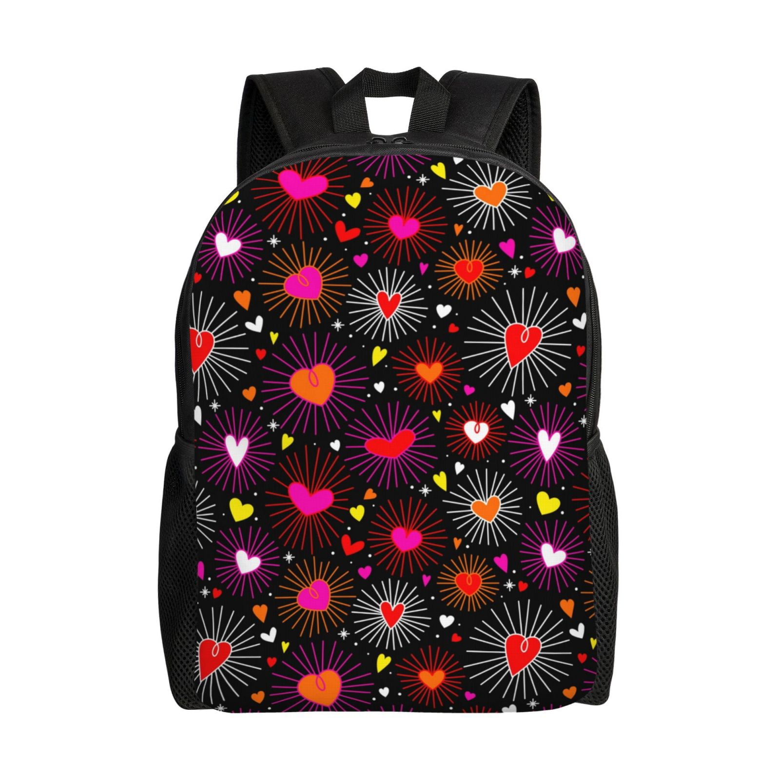 Haiem Geometric Hearts Backpack - Stylish and Durable 15-inch Laptop ...