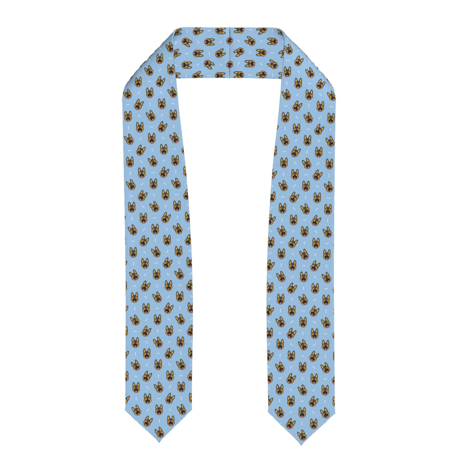 Haiem German Shepherd Puppy Pattern Graduation Stole 2024 | Premium ...
