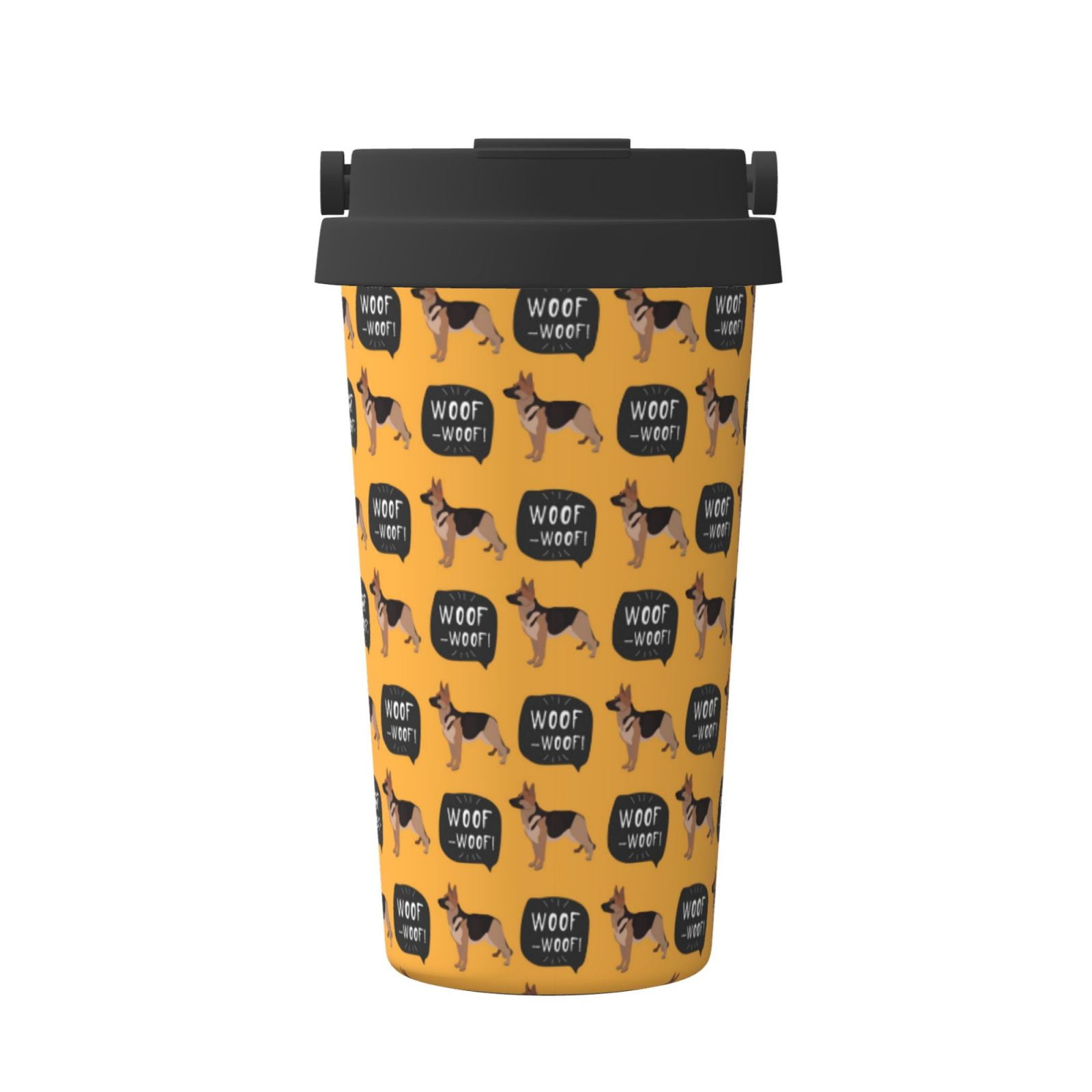 Haiem German Shepherd Woof Printed Stainless Steel Vacuum Insulated ...