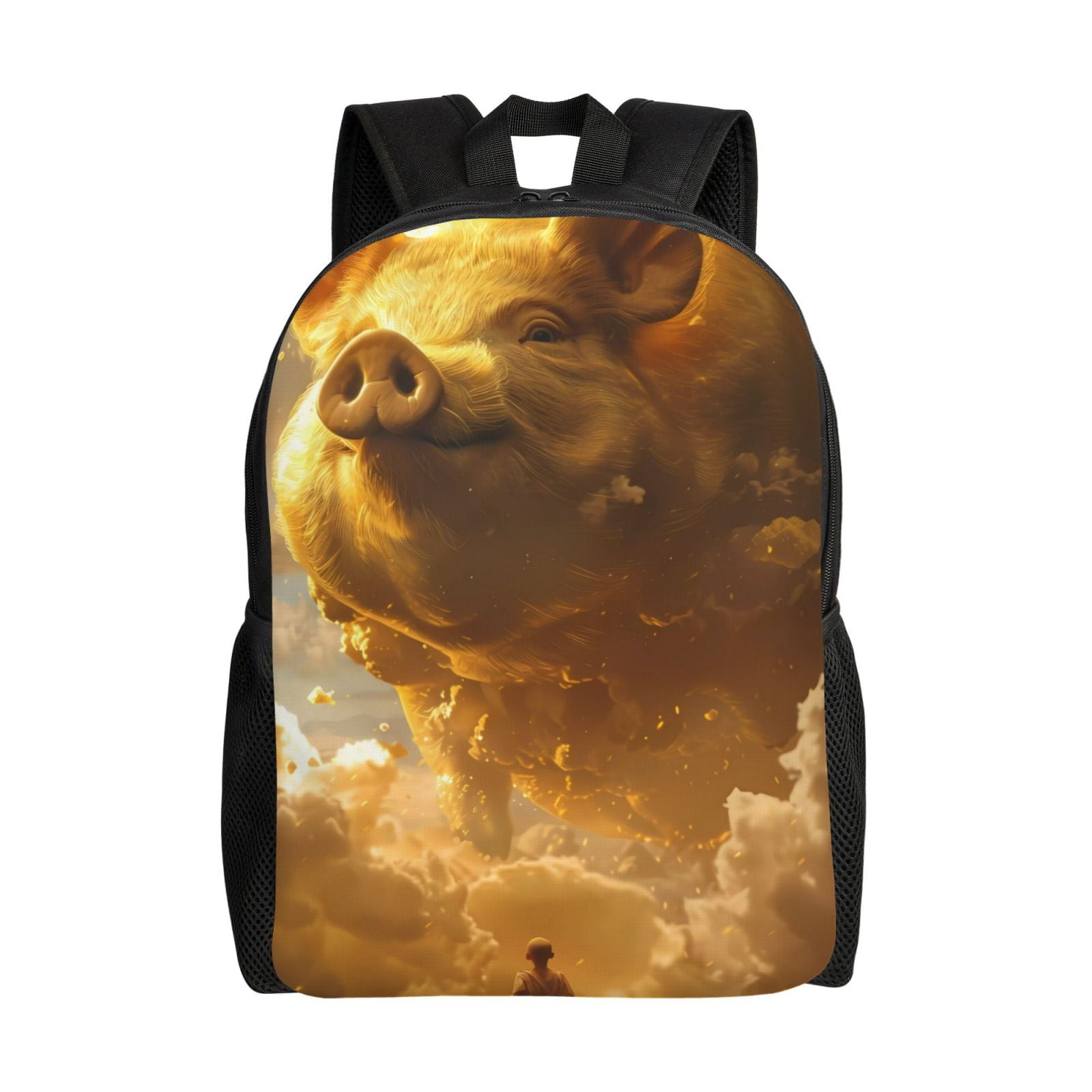 Haiem Golden Pig Cloud Fantasy Backpack - Stylish and Durable 15-inch ...