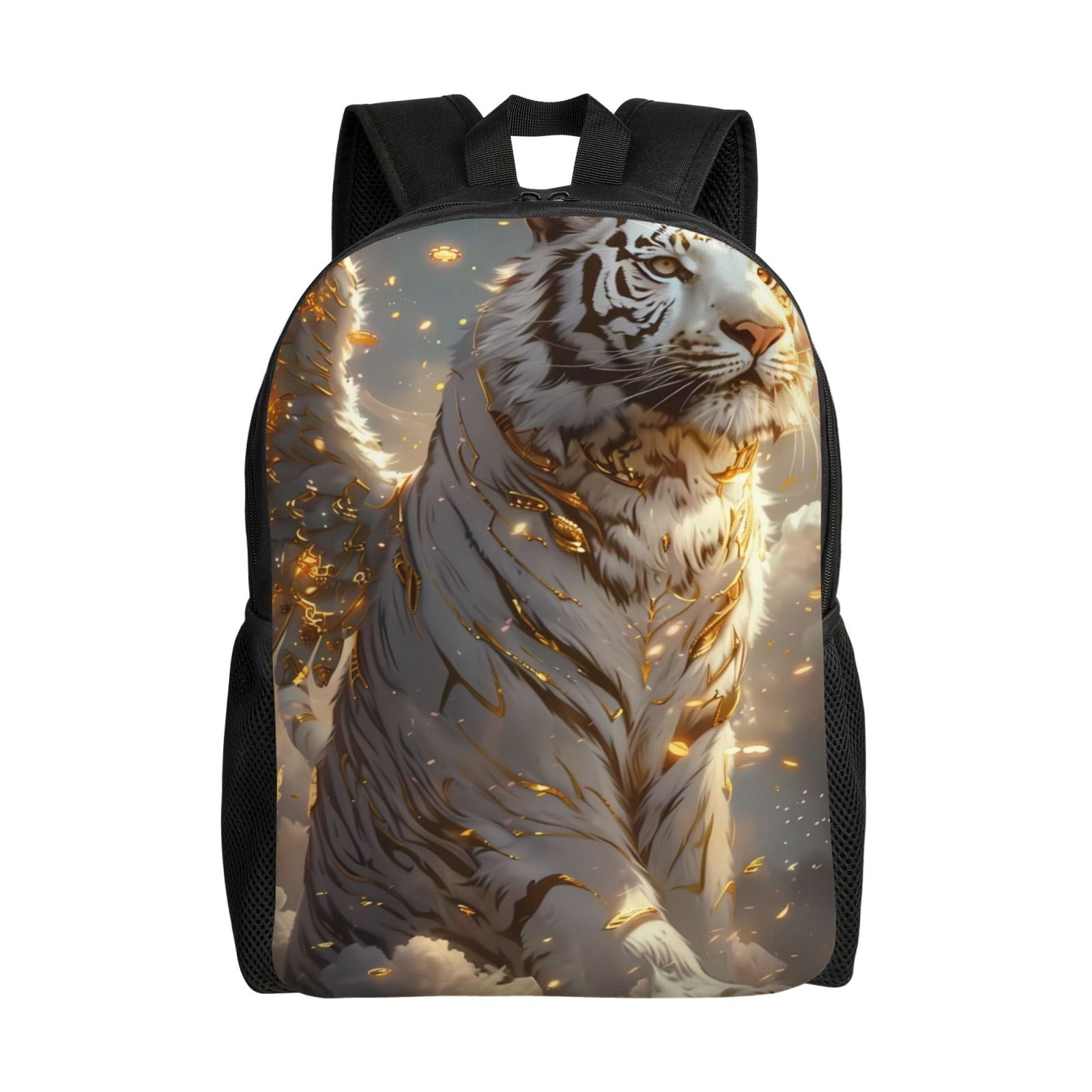Haiem Golden White Tiger Backpack - Stylish and Durable 15-inch Laptop ...