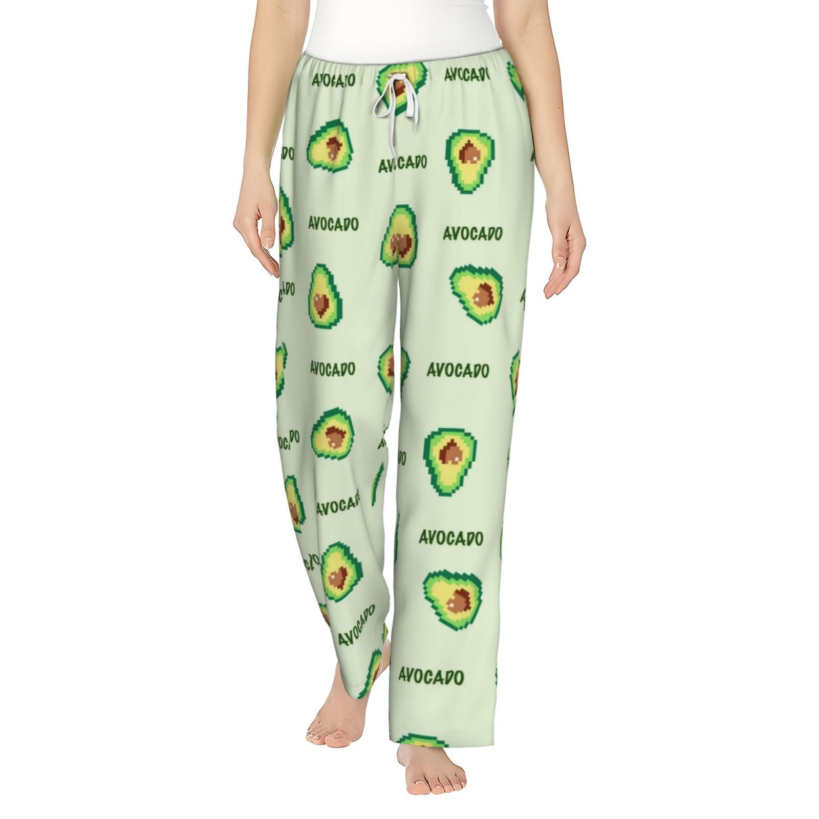 Haiem Green Avocado Women's Pajama Pants Ultra Lightweight Pjs Bottoms ...