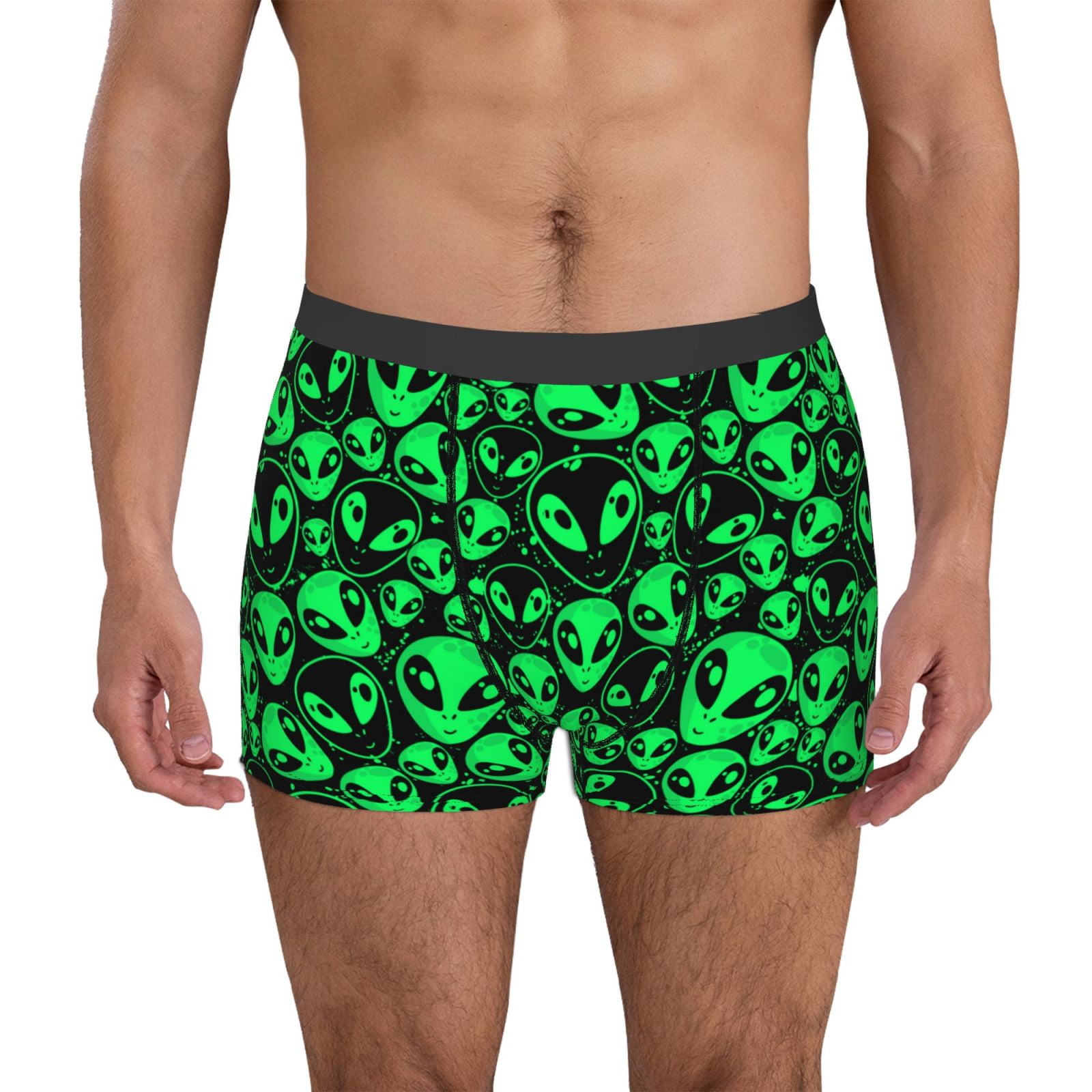 Haiem Green Monster Men's Boxer Briefs, Every Day Comfort Stretch ...