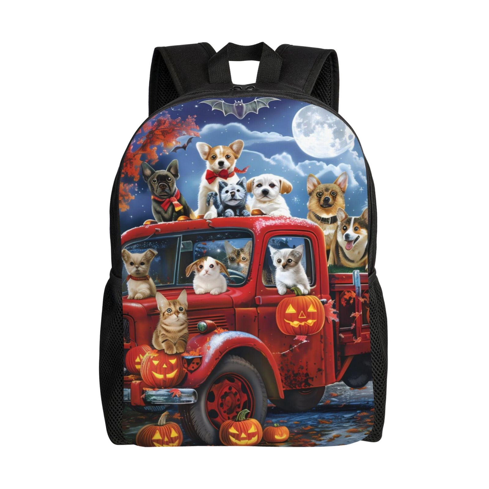 Haiem Halloween Pets Pumpkins Backpack - Stylish and Durable 15-inch ...