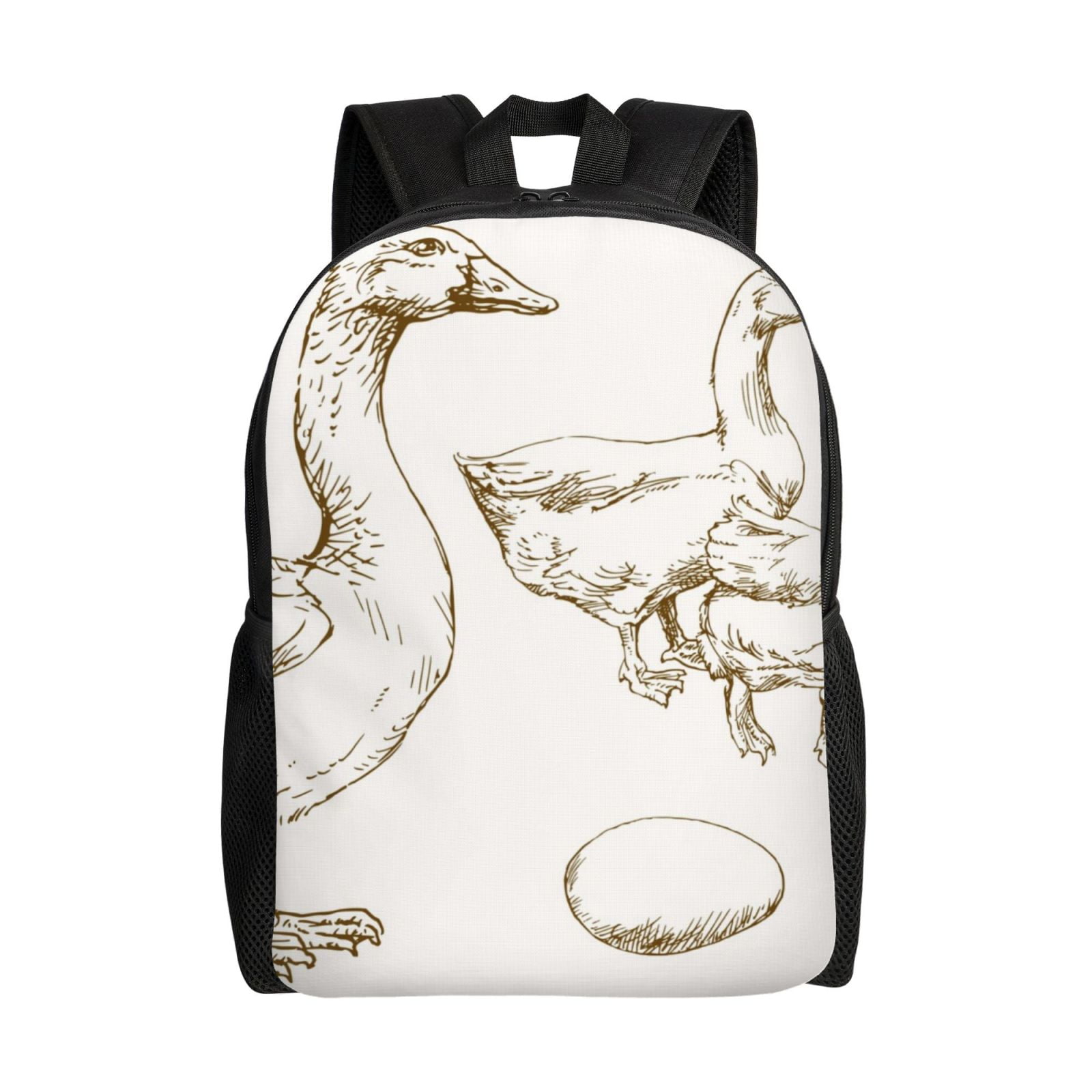 Haiem Hand Drawn Goose Backpack - Stylish and Durable 15-inch Laptop ...