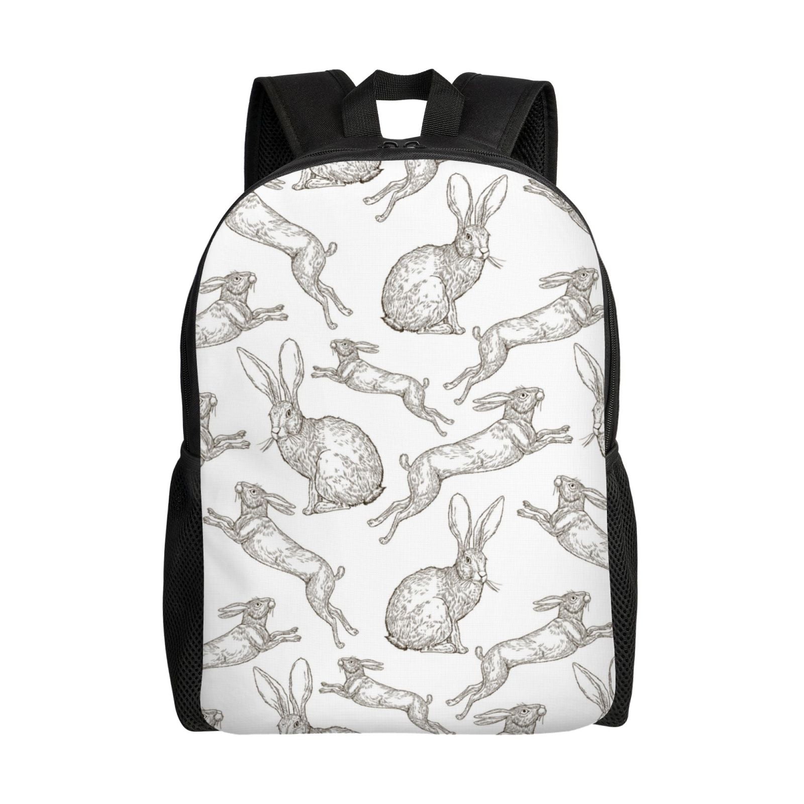 Haiem Hand Drawn Rabbit Backpack - Stylish and Durable 15-inch Laptop ...
