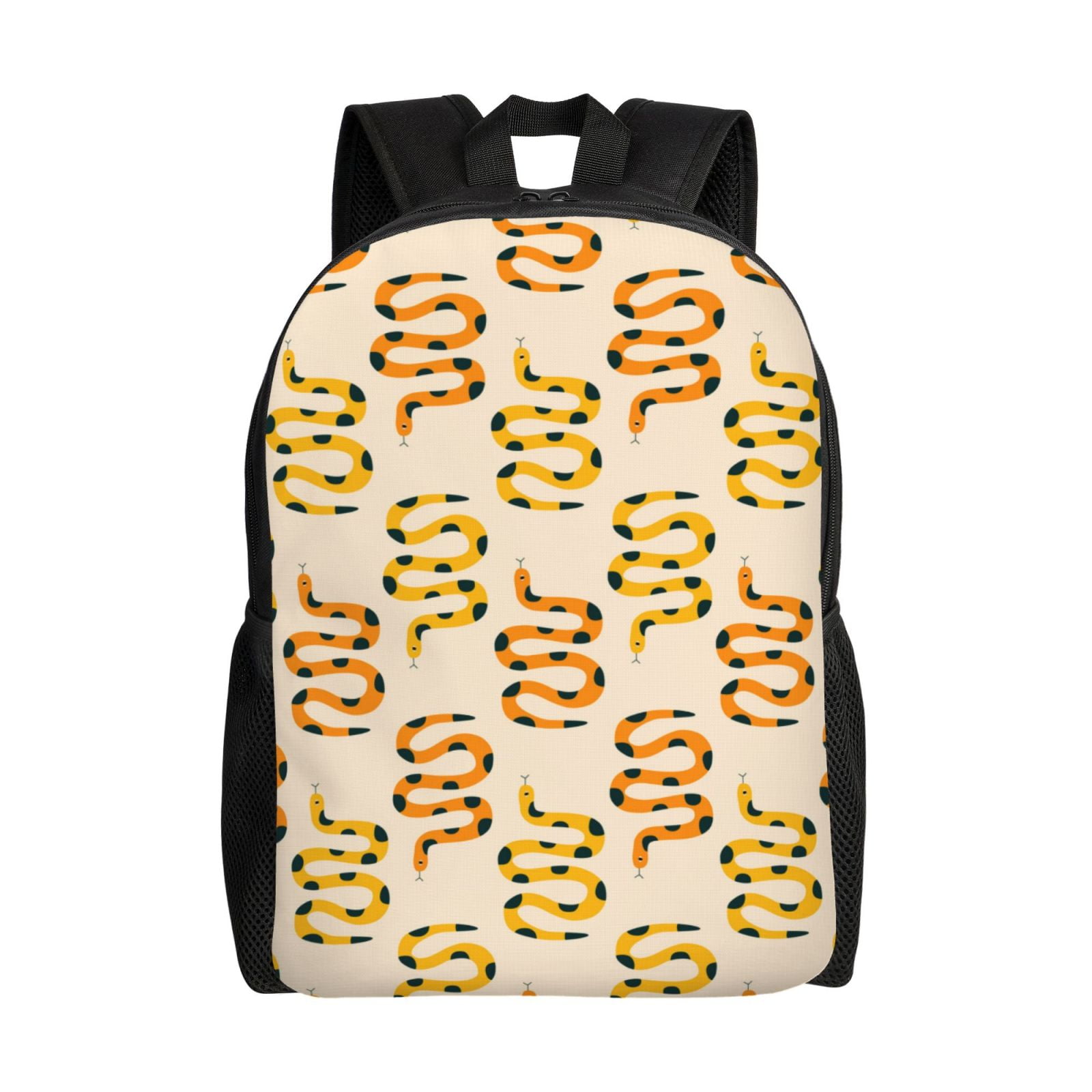 Haiem Hand Drawn Snake Backpack - Stylish and Durable 15-inch Laptop ...