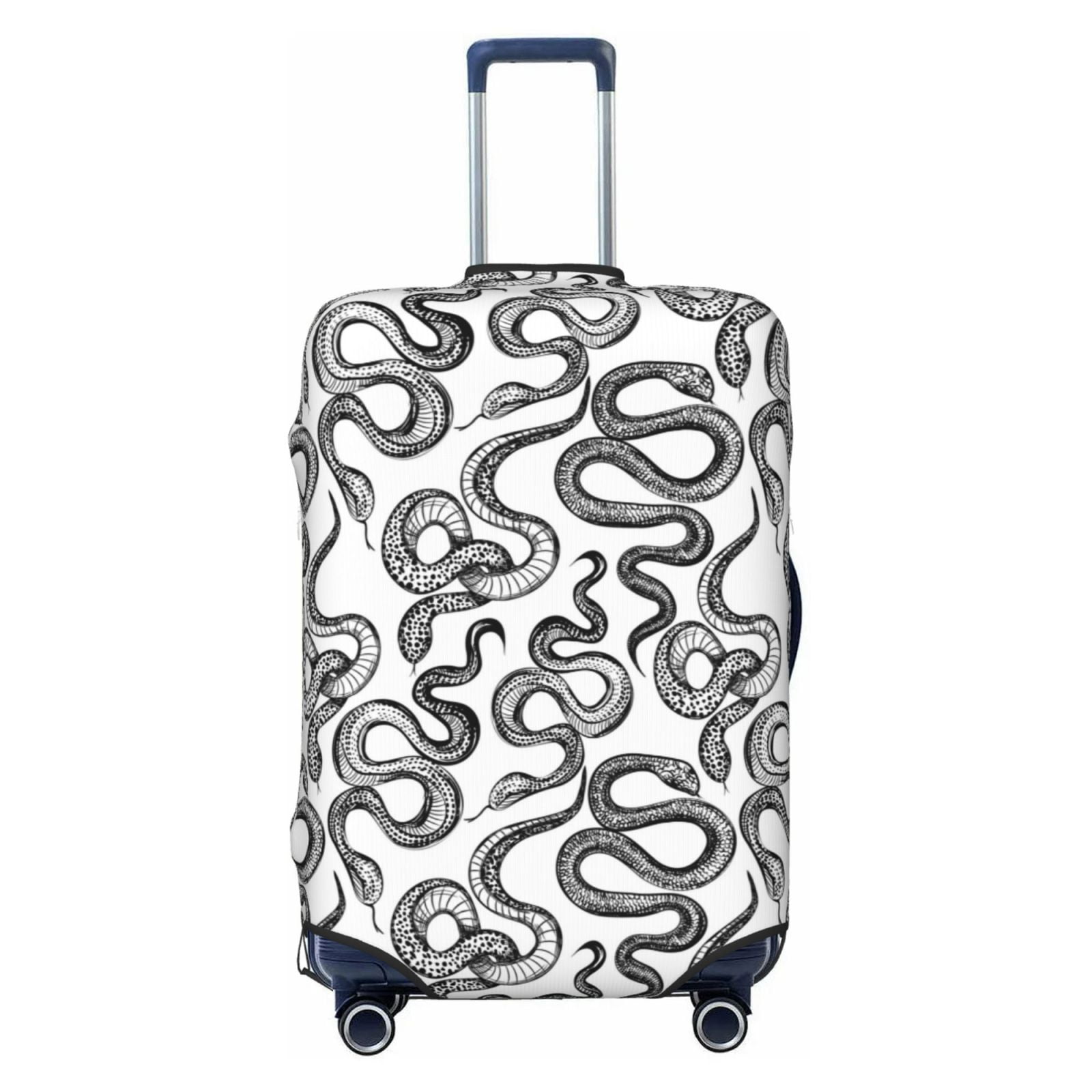 Haiem Hand Drawn Snake Luggage Cover Printed Suitcase Covers for ...