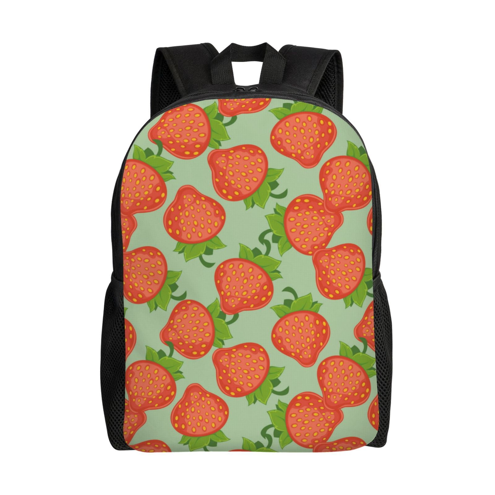 Haiem Hand Drawn Strawberry Backpack - Stylish and Durable 15-inch ...