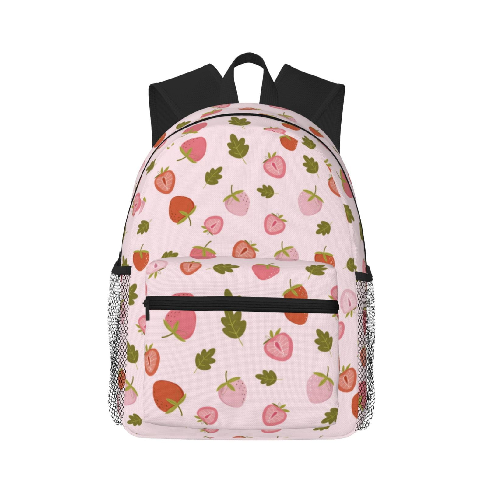 Haiem Hand Drawn Strawberry Lightweight Backpack for School, Classic ...