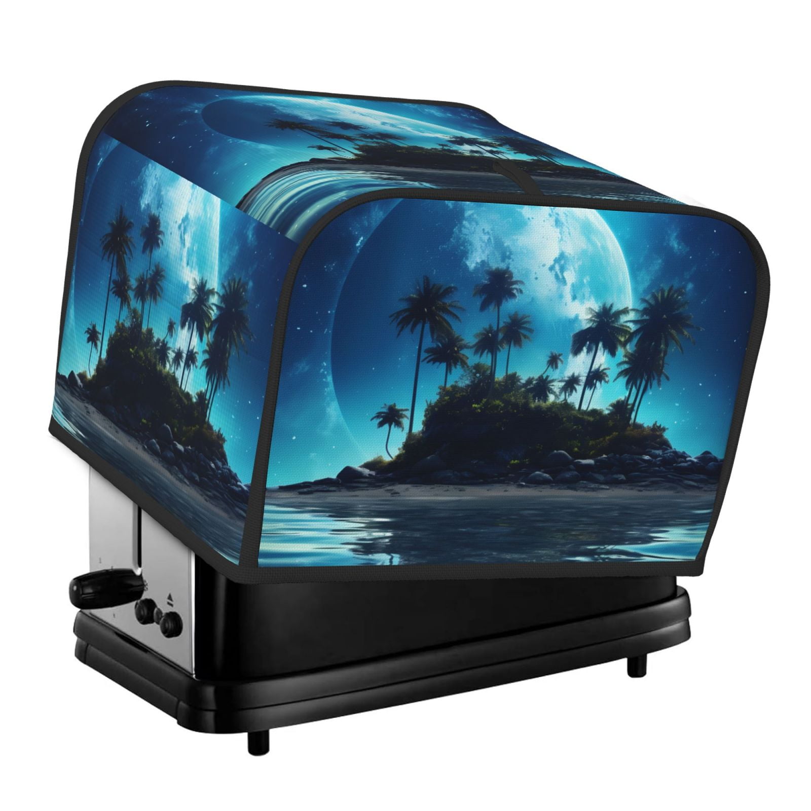 Haiem Hawaiian Beach Pirate Moon Print Toaster Covers 4 Slice Wide Slot ...