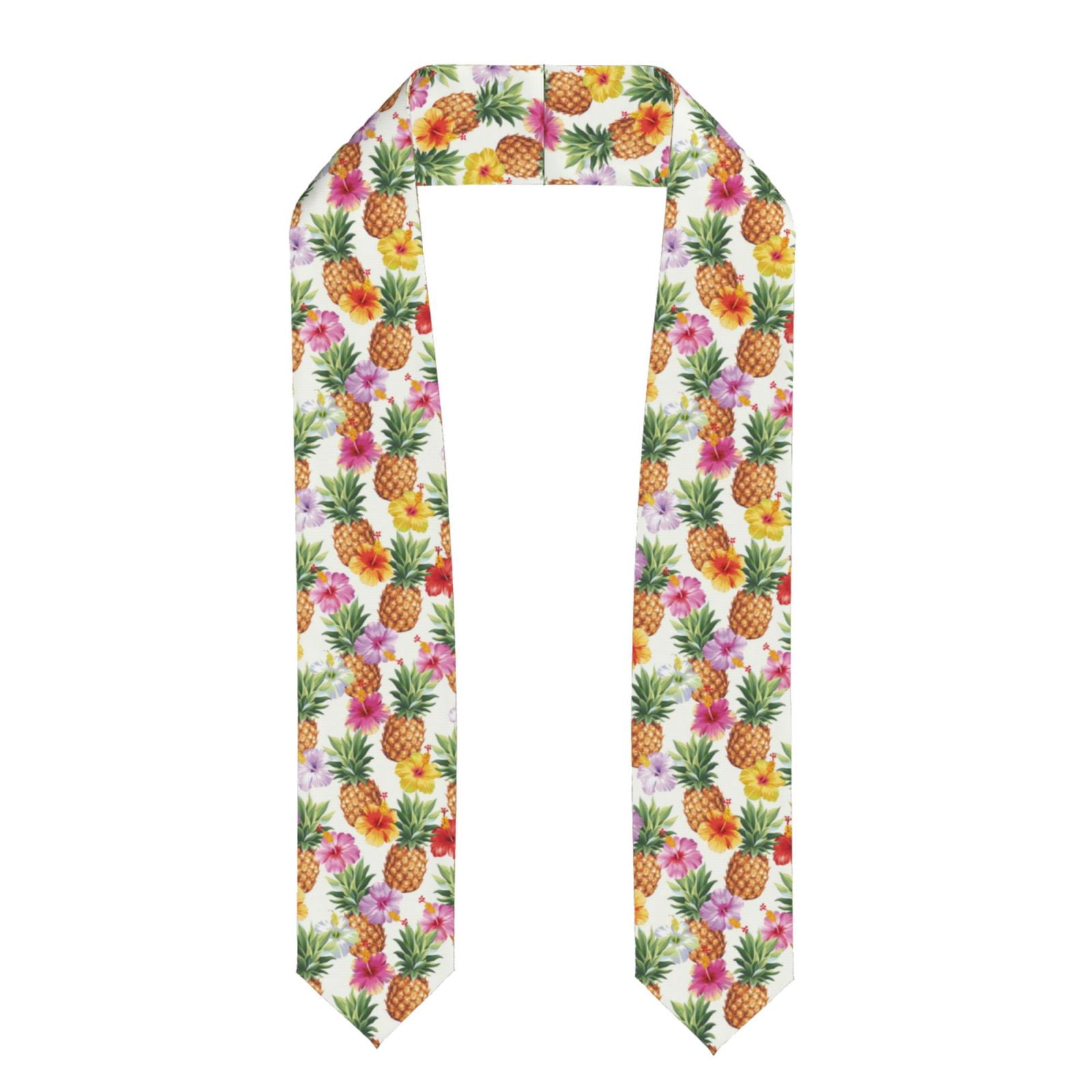 Haiem Hawaiian Pineappl Pattern Graduation Stole 2024 | Premium Satin ...